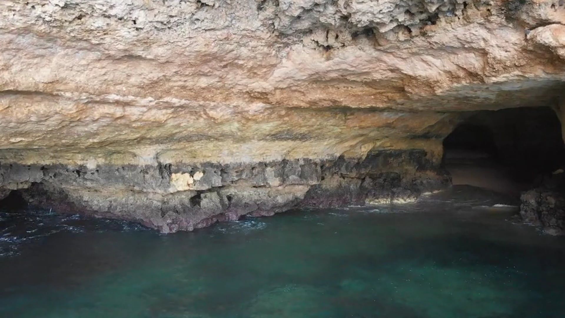 A Pull Out Shot of a Coastal Cliff Free Stock Video Footage, Royalty ...