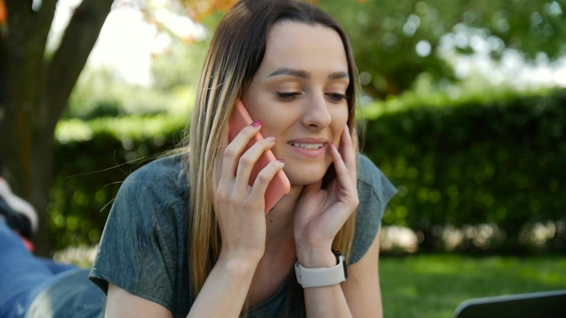 Bored Woman Browsing On The Phone · Free Stock Video