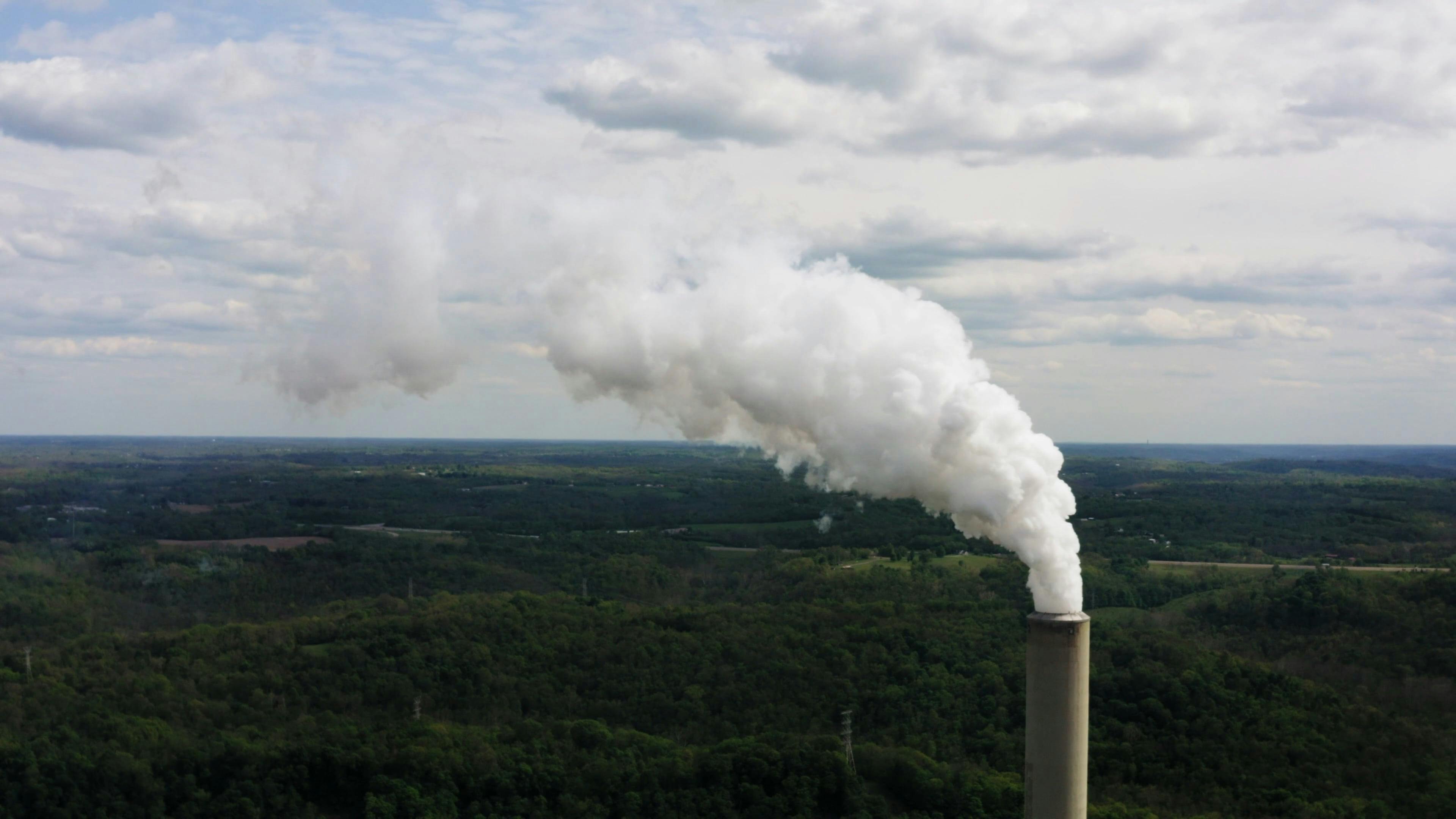 Smoke Coming Out from the Factory Free Stock Video Footage, Royalty ...