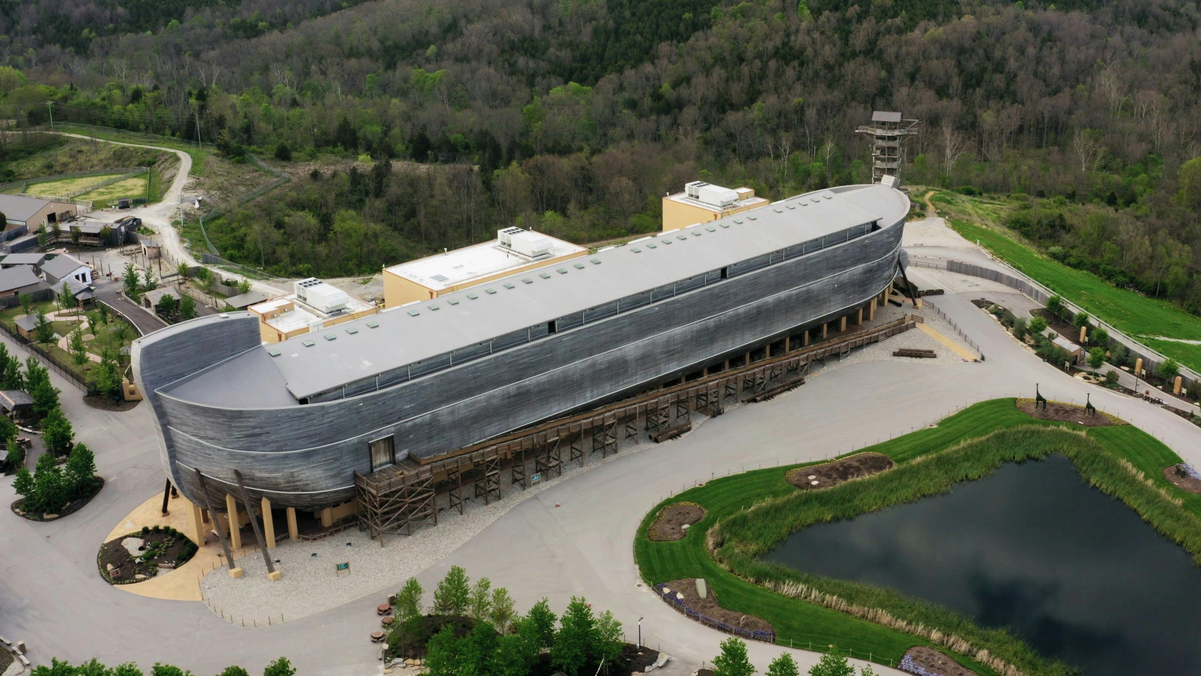 A Revolving Shot of a Building Looks Like an Arc · Free Stock Video