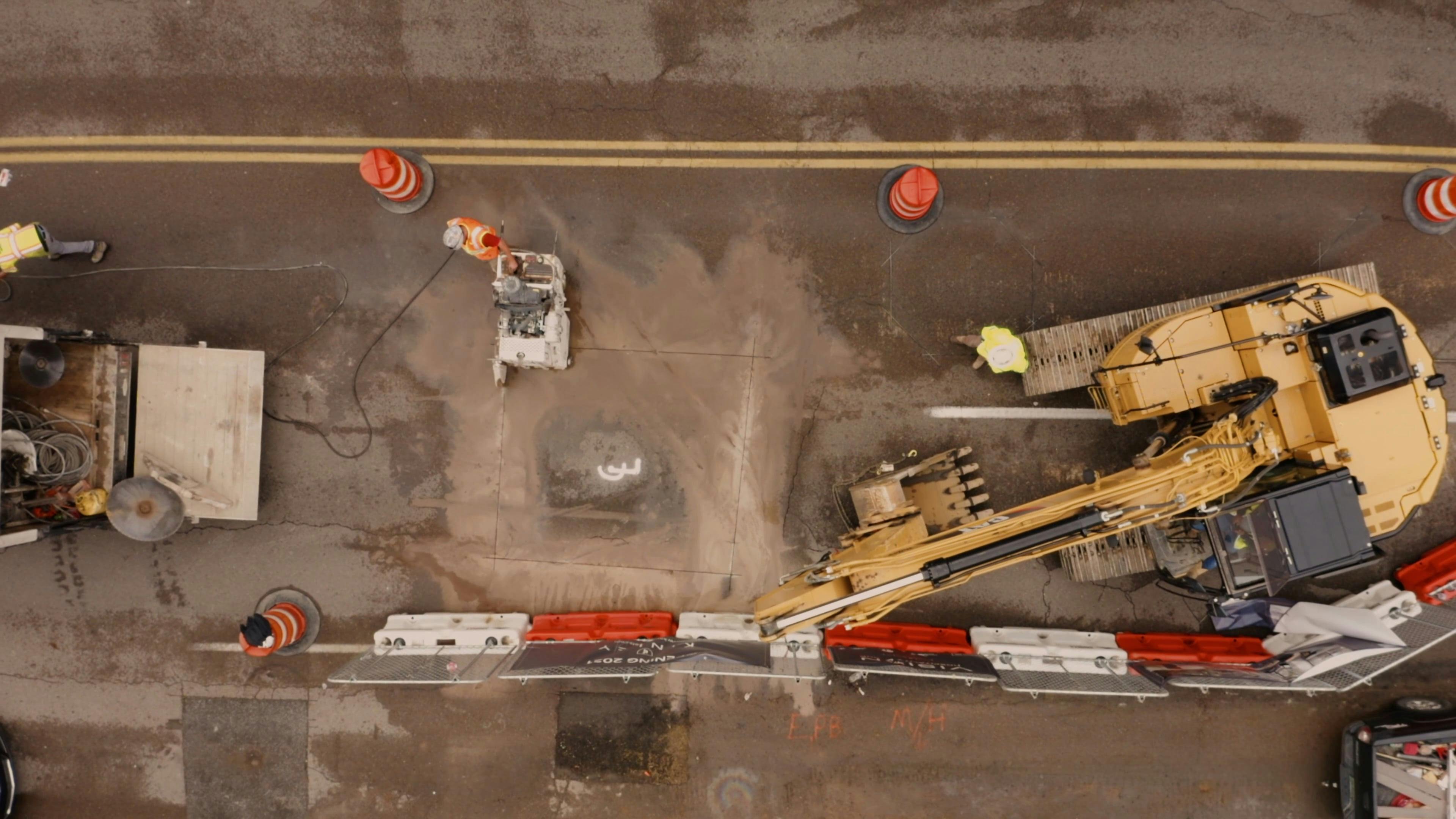 Road Under Construction · Free Stock Video