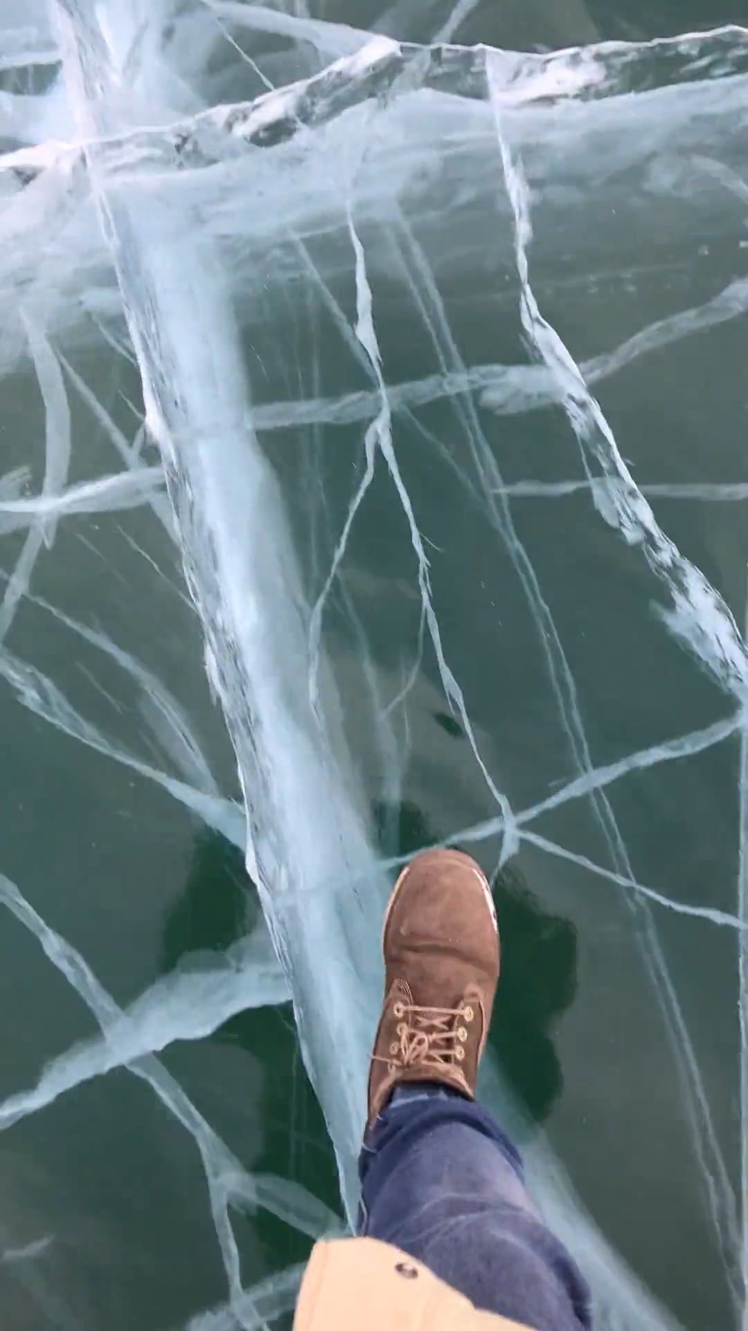 A Person Walking on Ice Free Stock Video Footage, Royalty-Free 4K & HD ...