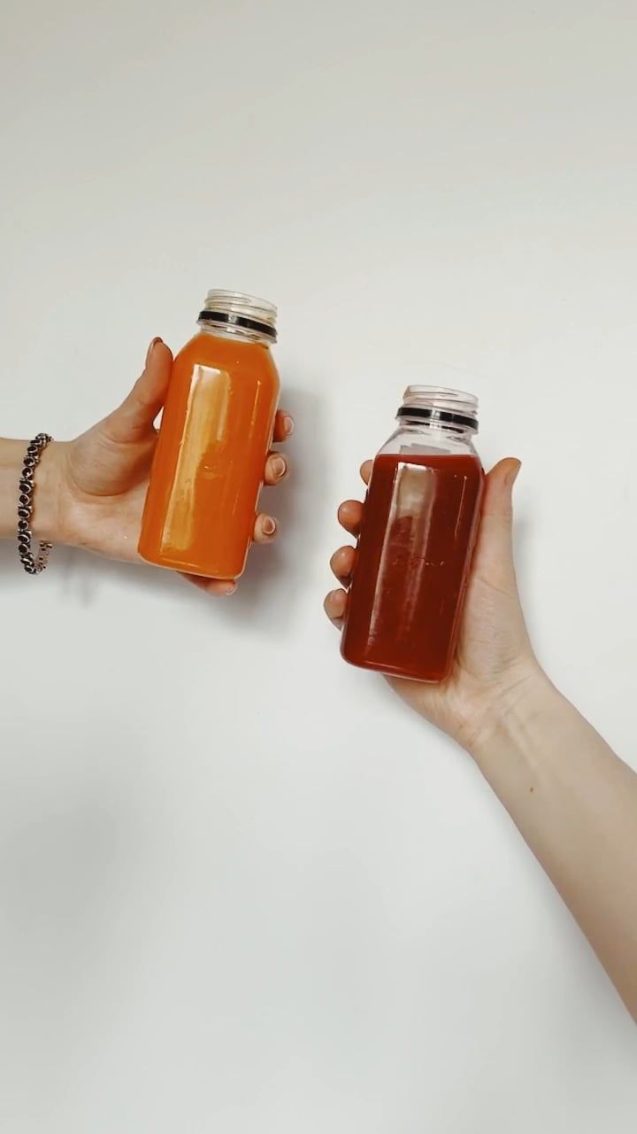 Person Doing Cheers of Their Bottled Juice Free Stock Video Footage ...
