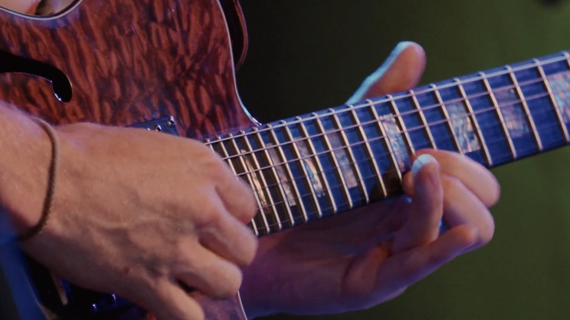 Guitarist Playing A Guitar · Free Stock Video