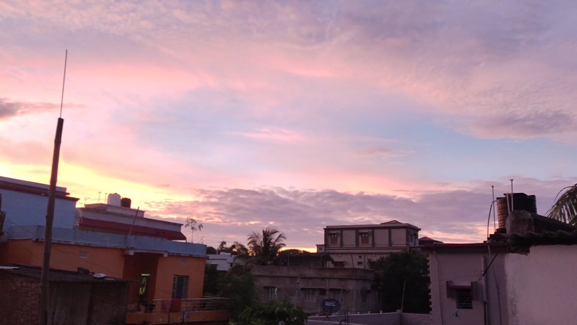 A Low Angle Shot of Beautiful Sky Free Stock Video Footage, Royalty ...