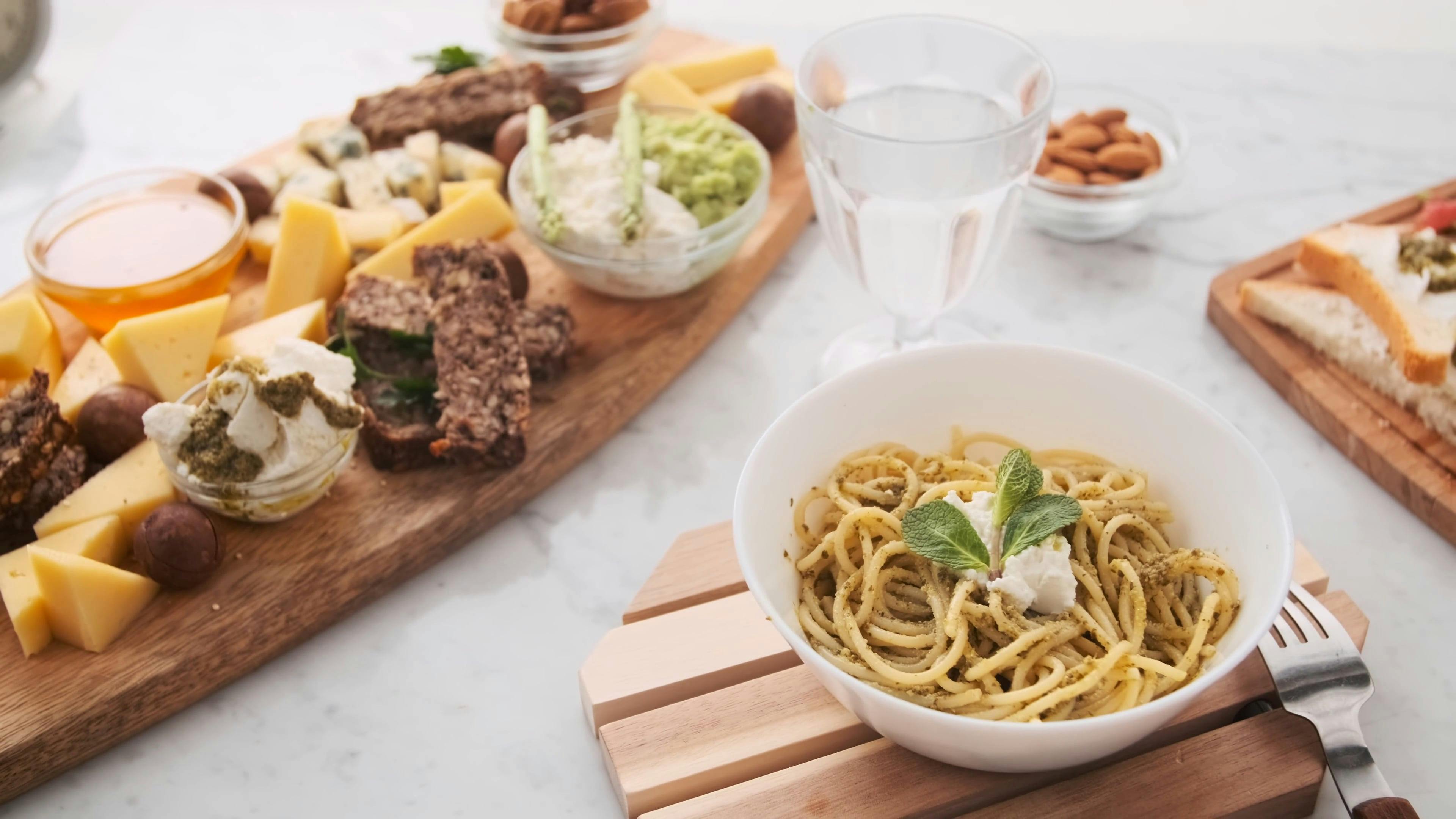 Variety Of Food On Table Free Stock Video Footage, Royalty-Free 4K & HD ...