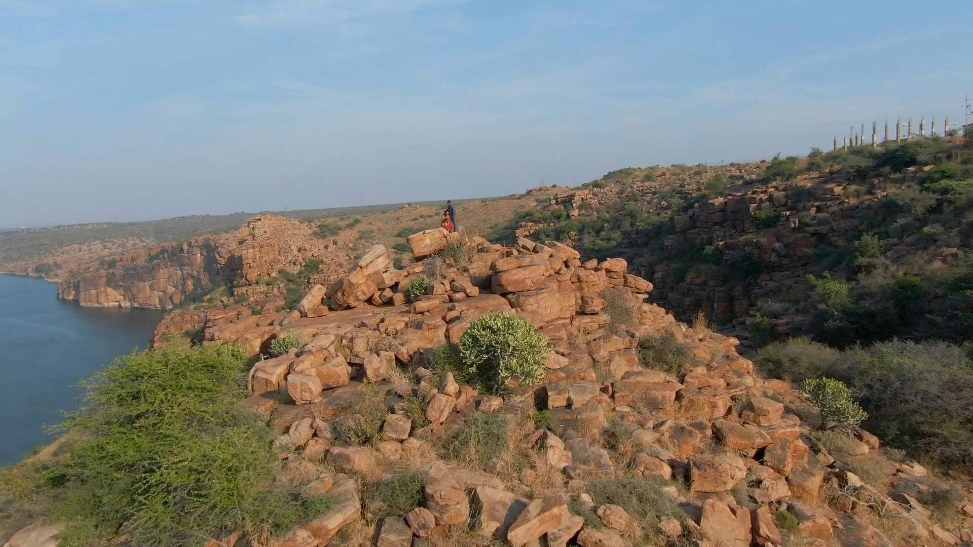 Aerial Footage Of The Mountain Cliff Edge · Free Stock Video