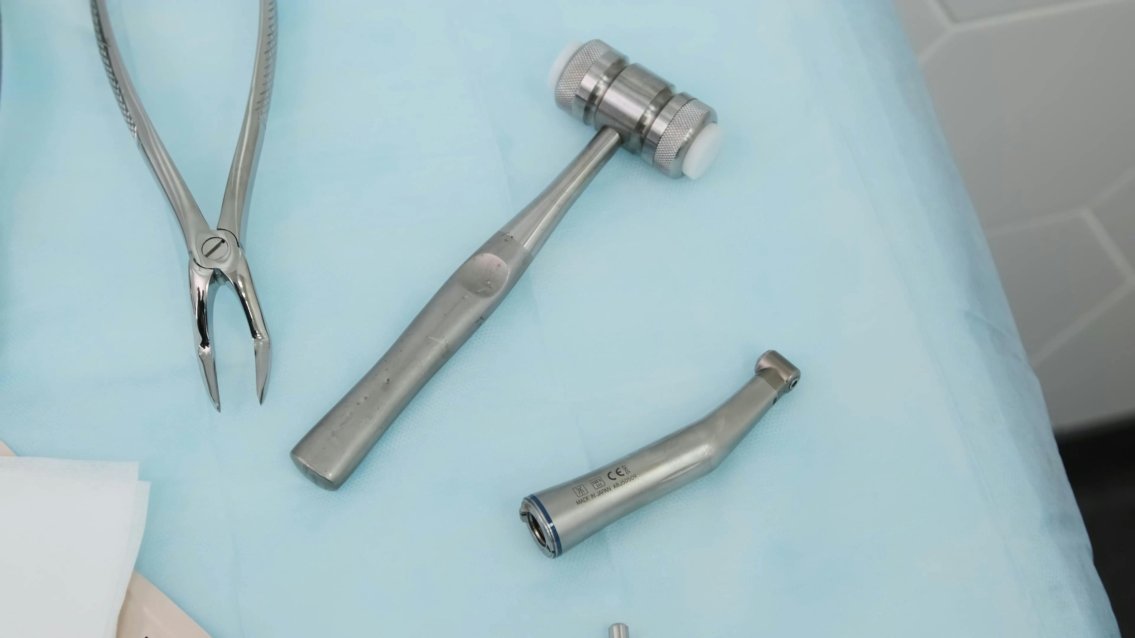 Set Of Dental Tools Use By Dentist · Free Stock Video