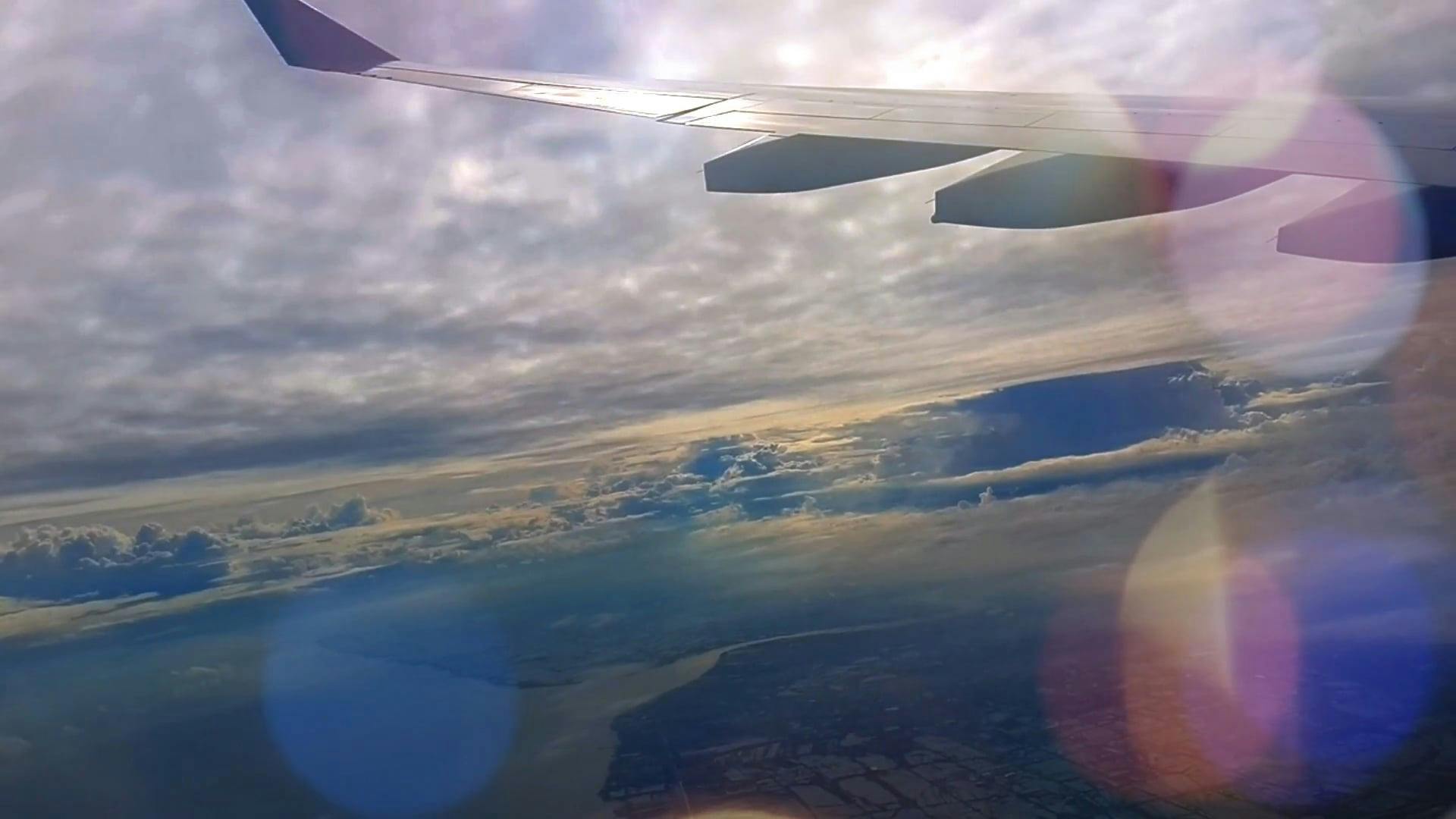Airplane Window View · Free Stock Video