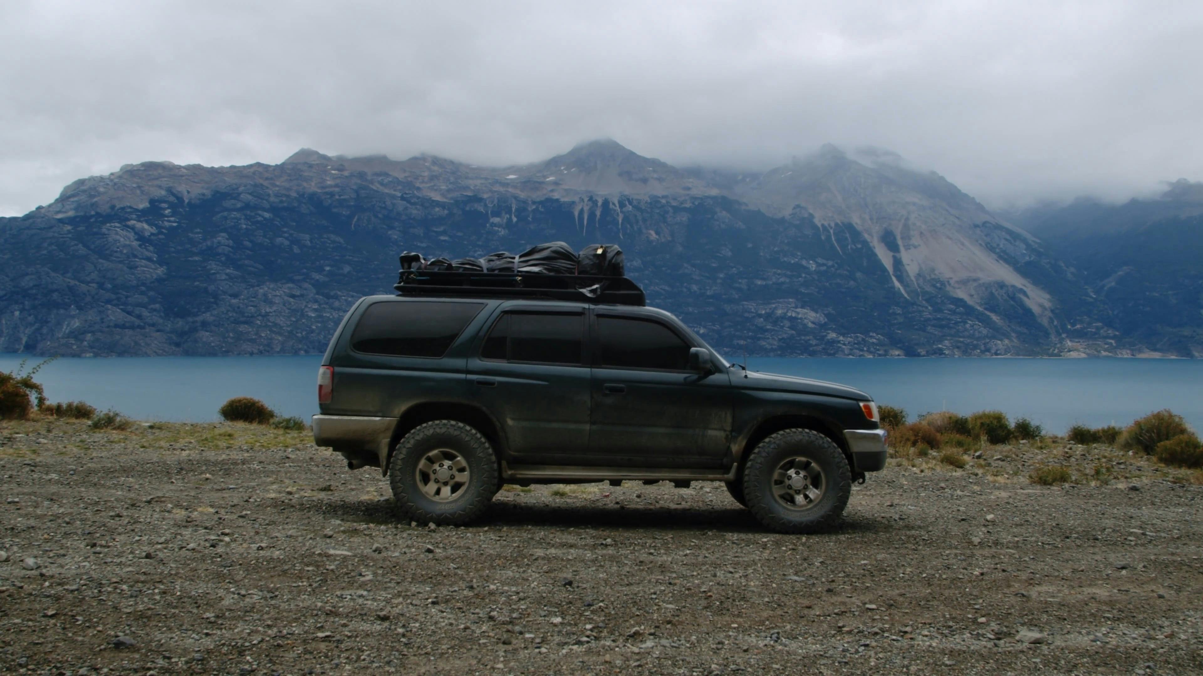 Video of a Car Moving In Front of the Lake Free Stock Video Footage ...