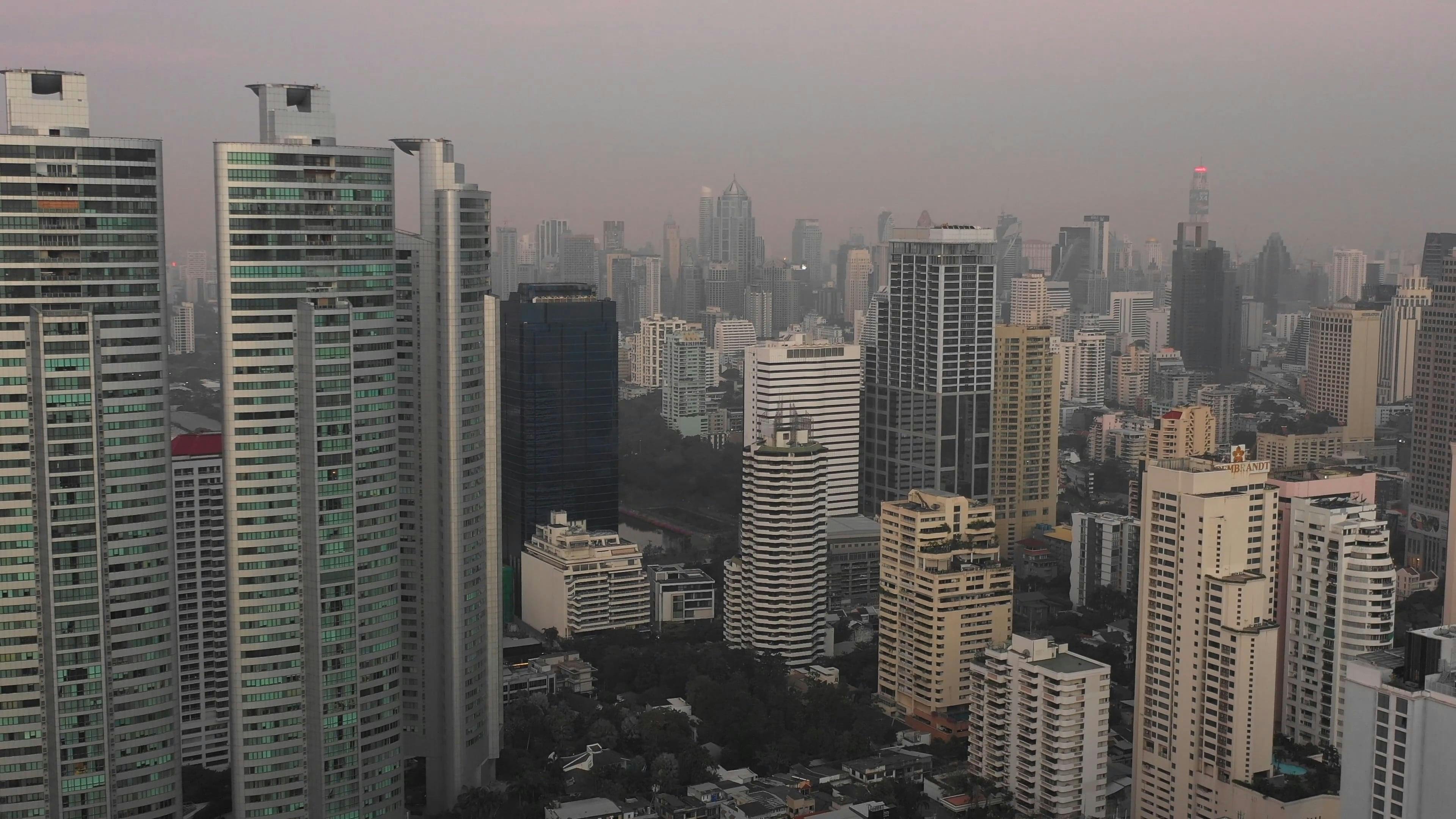 Drone Footage of City Buildings Free Stock Video Footage, Royalty-Free ...