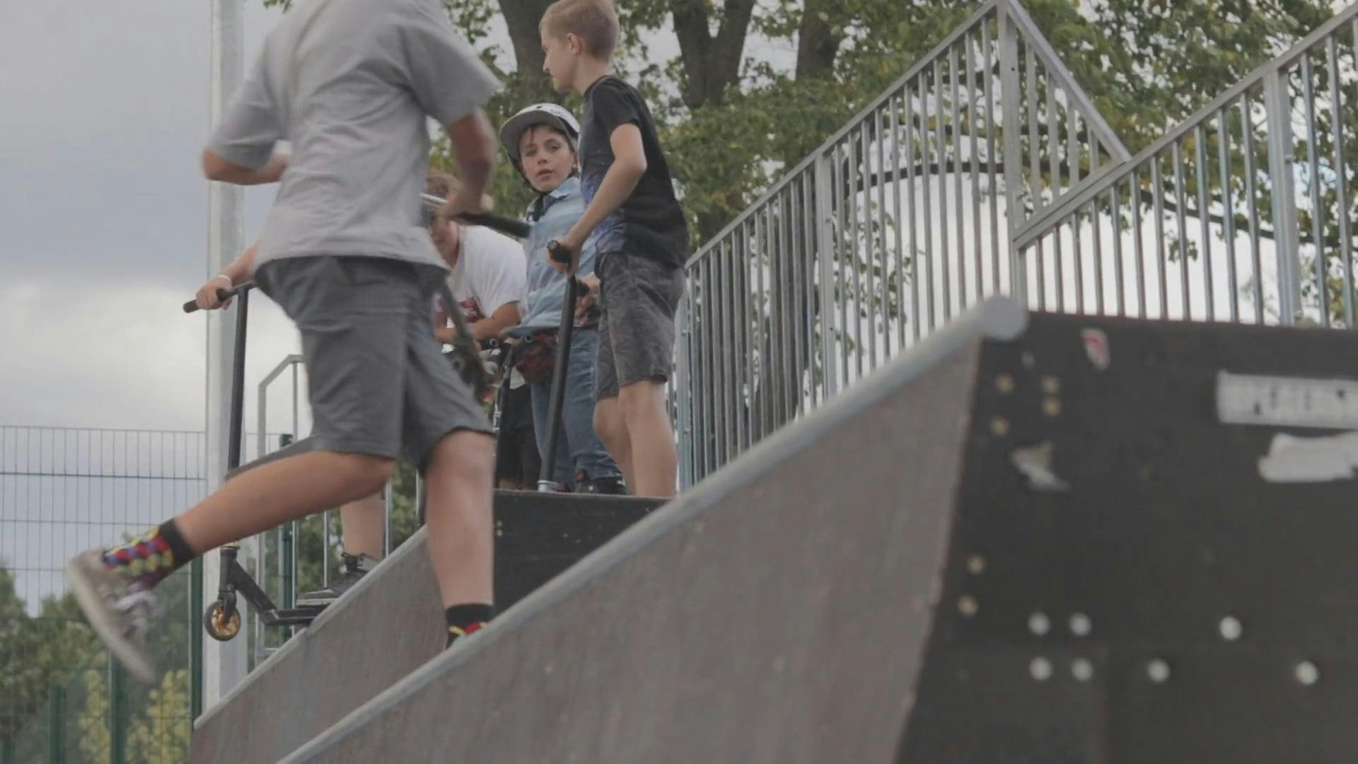 Kids Having Fun at the Skate Park Free Stock Video Footage, Royalty ...