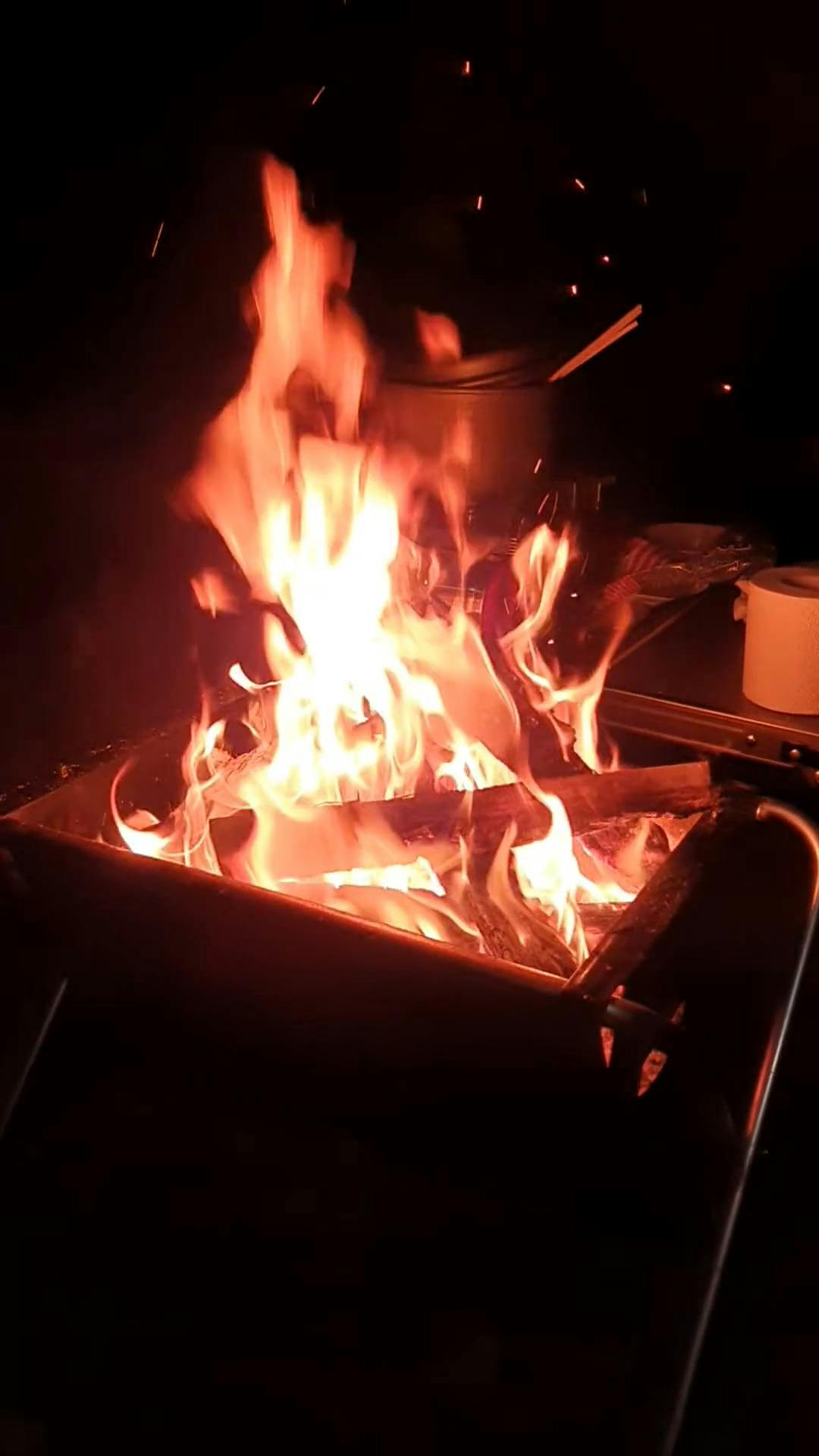 Person Making S'mores by the Fireside Free Stock Video Footage, Royalty ...