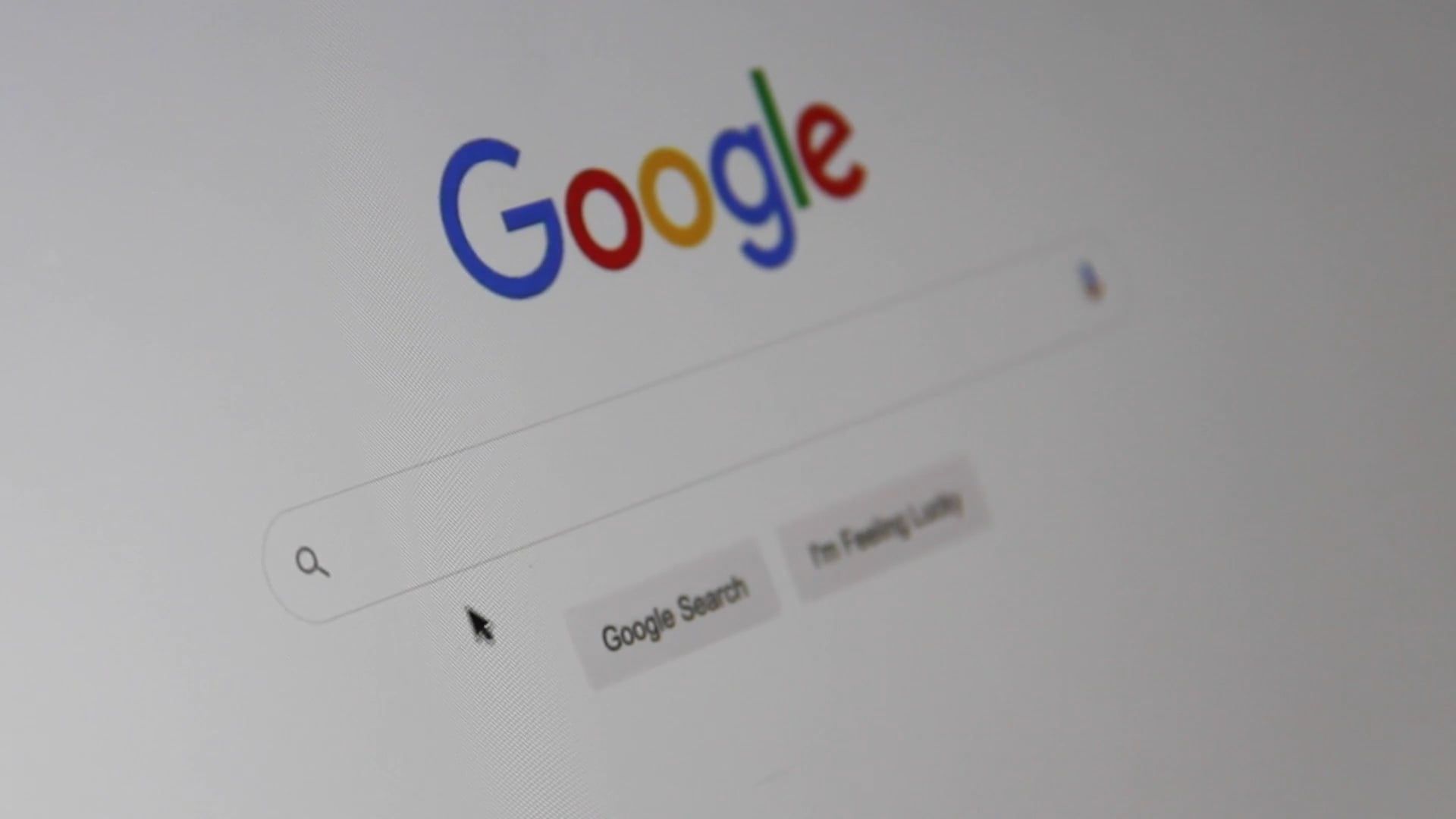 Typing In Google Search Engine Optimization · Free Stock Video