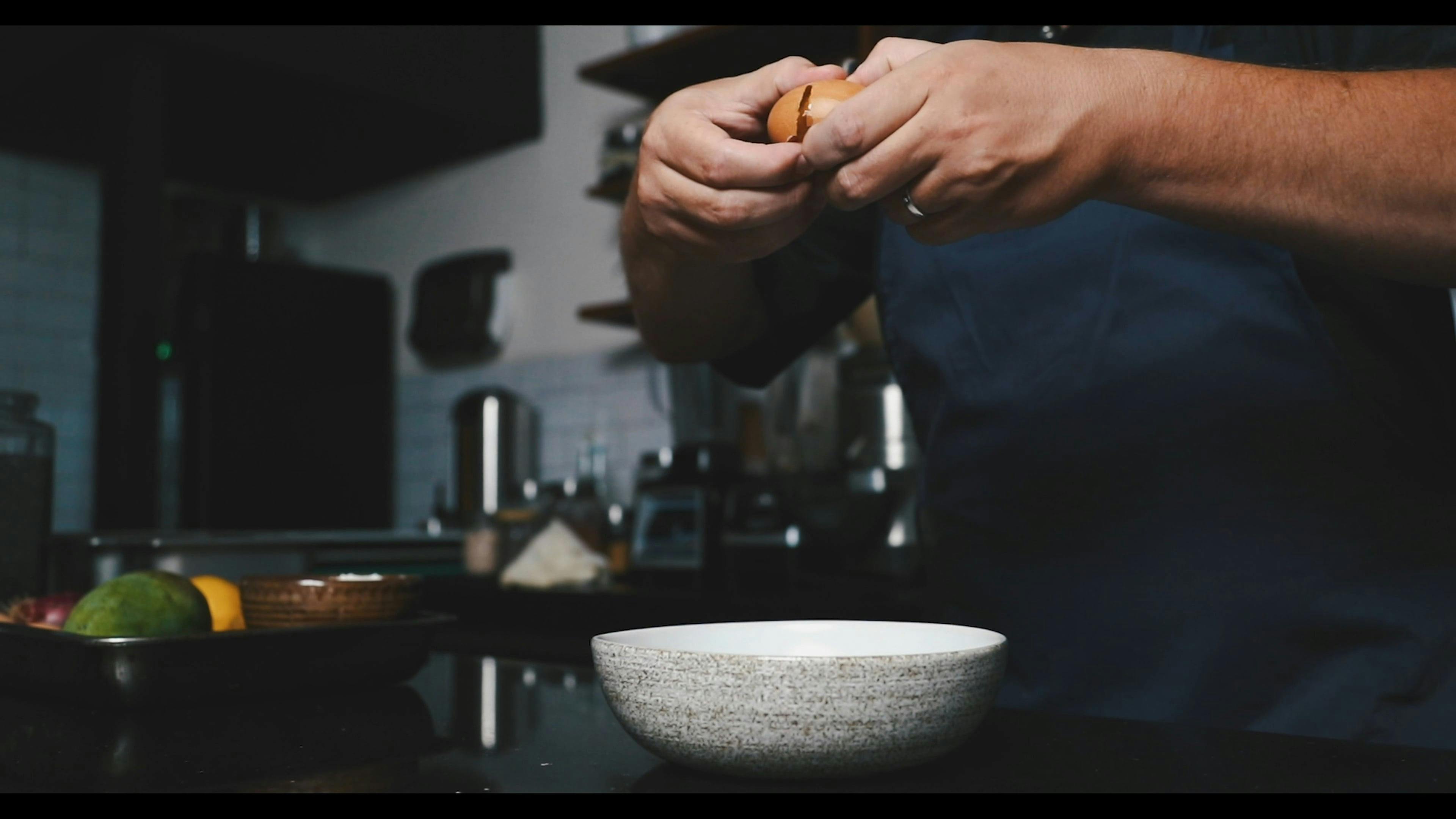 A Person Cracking Egg Free Stock Video Footage, Royalty-Free 4K & HD ...