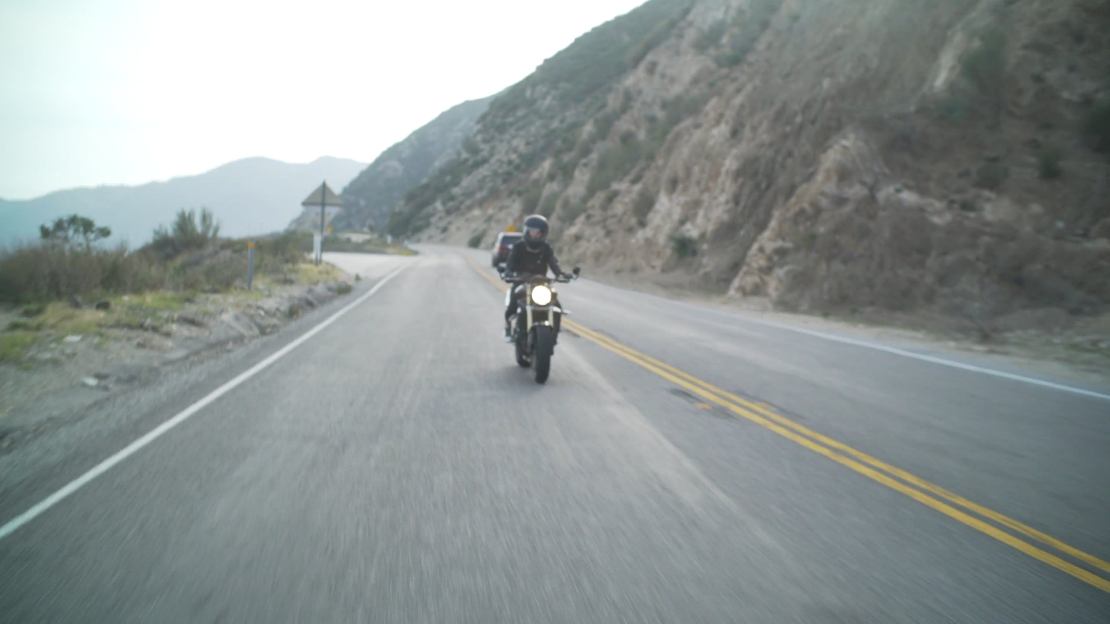 A Woman Driving a Motorcycle Free Stock Video Footage, Royalty-Free 4K ...