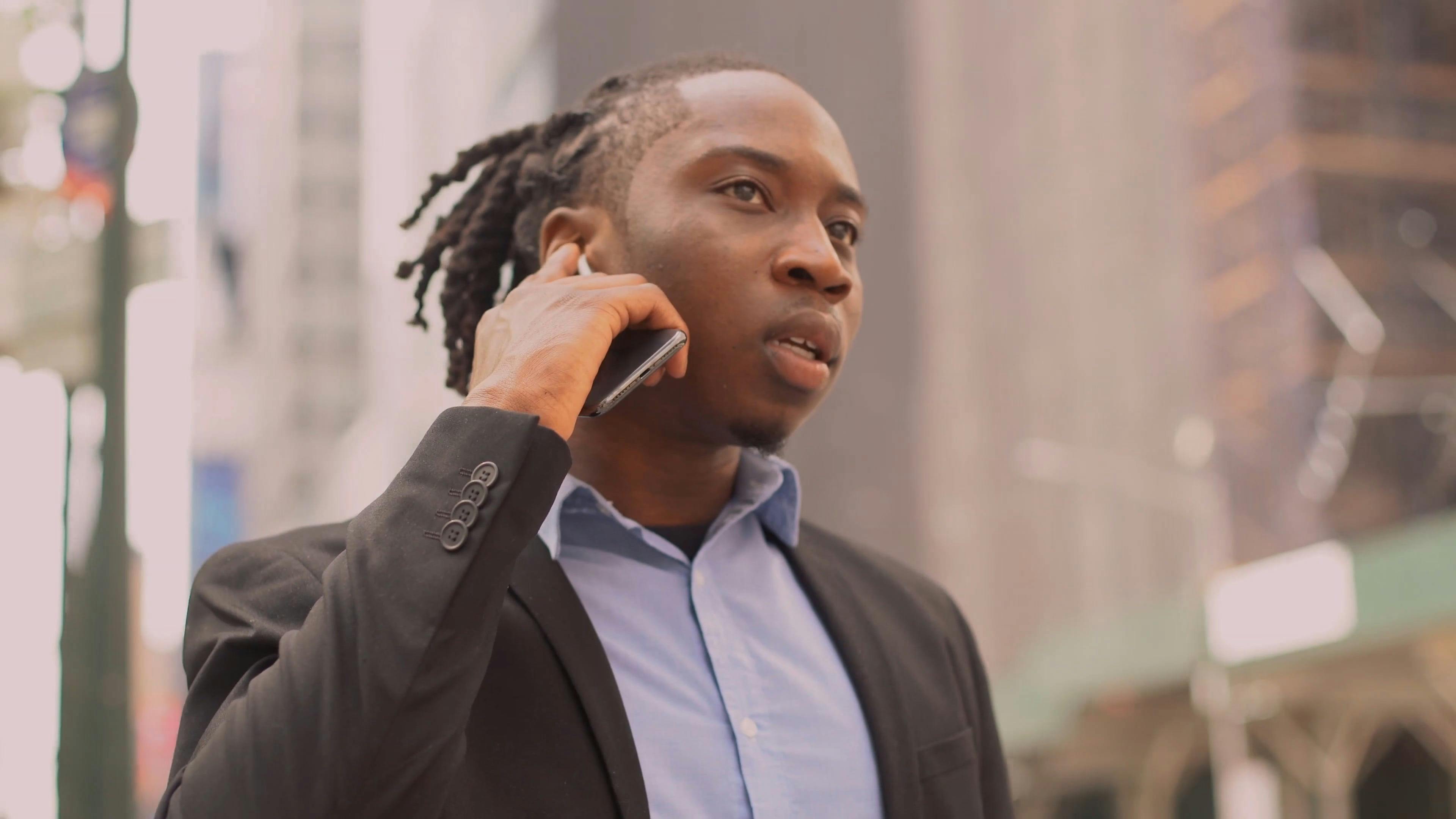 A Man Talking while Wearing Earpods Free Stock Video Footage, Royalty ...
