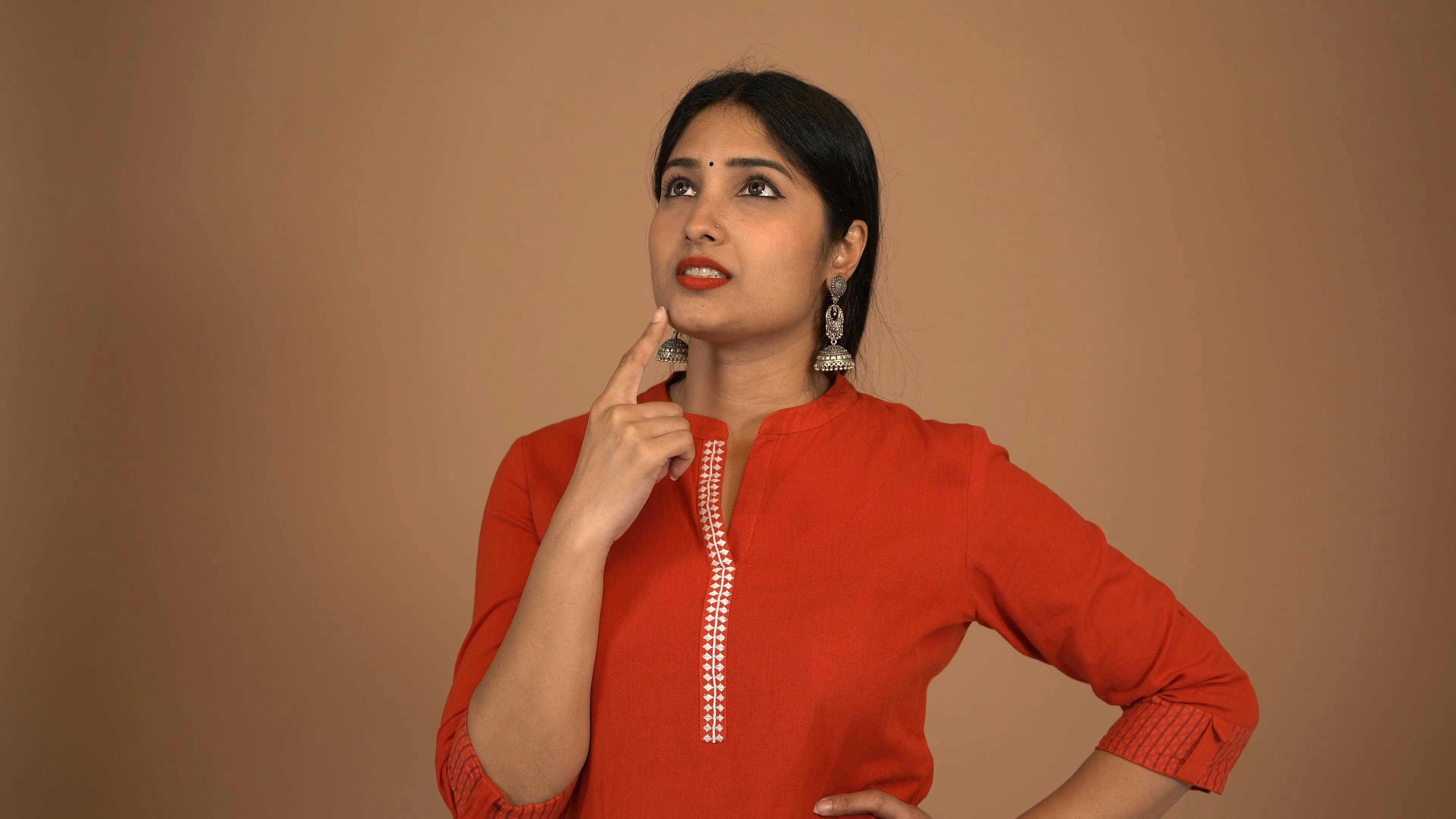 Woman With Got an Idea Expression Free Stock Video Footage, Royalty ...