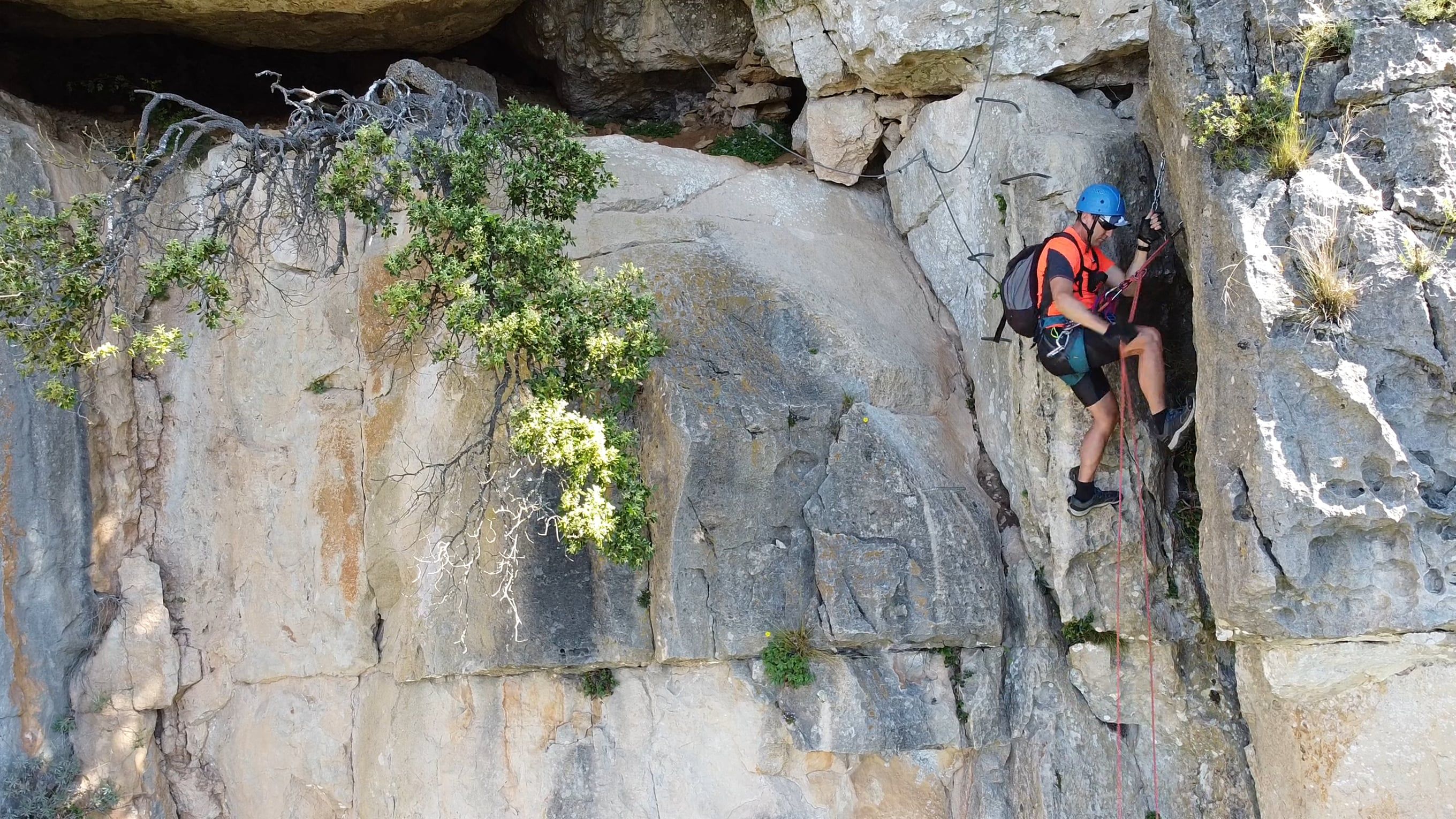 People Rock Climbing · Free Stock Video