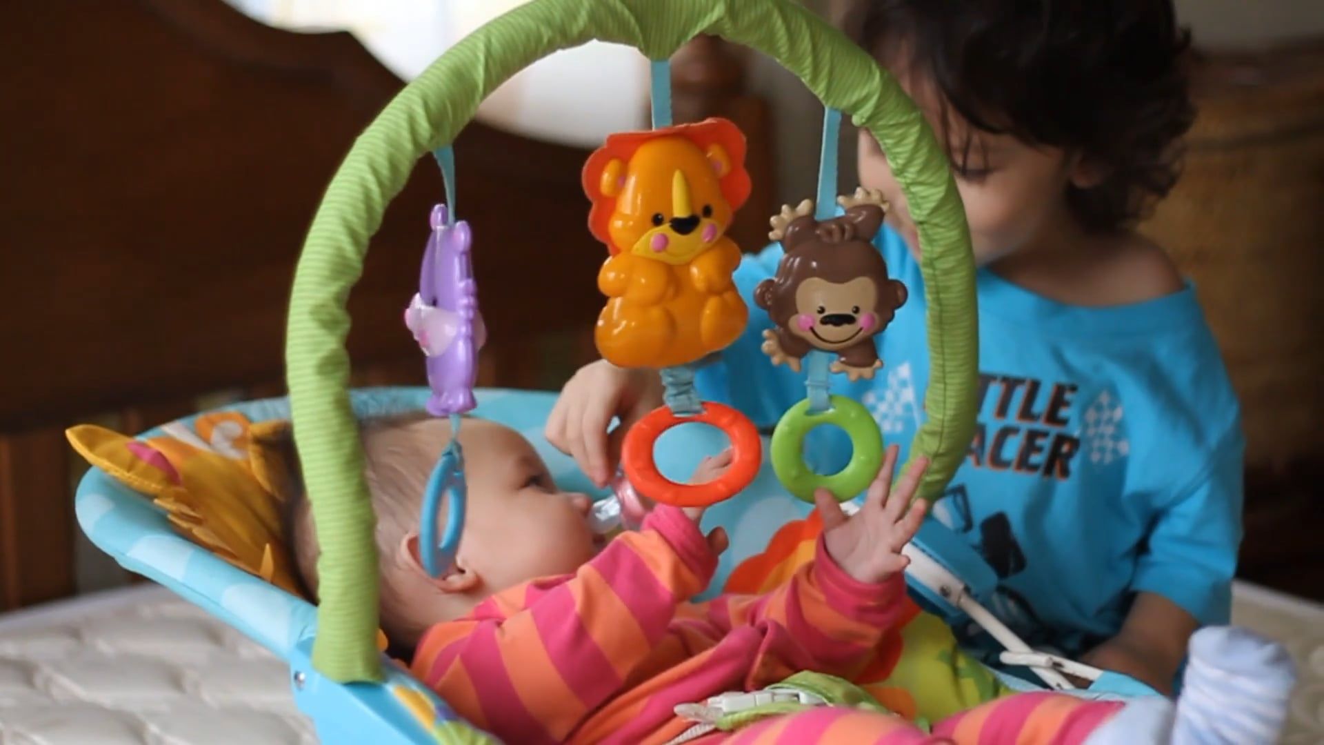 A Child Giving a Pacifier to a Baby Free Stock Video Footage, Royalty ...