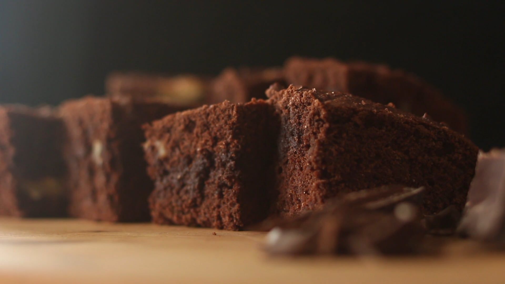 Delicious Brownies on the Table · Free Stock Video