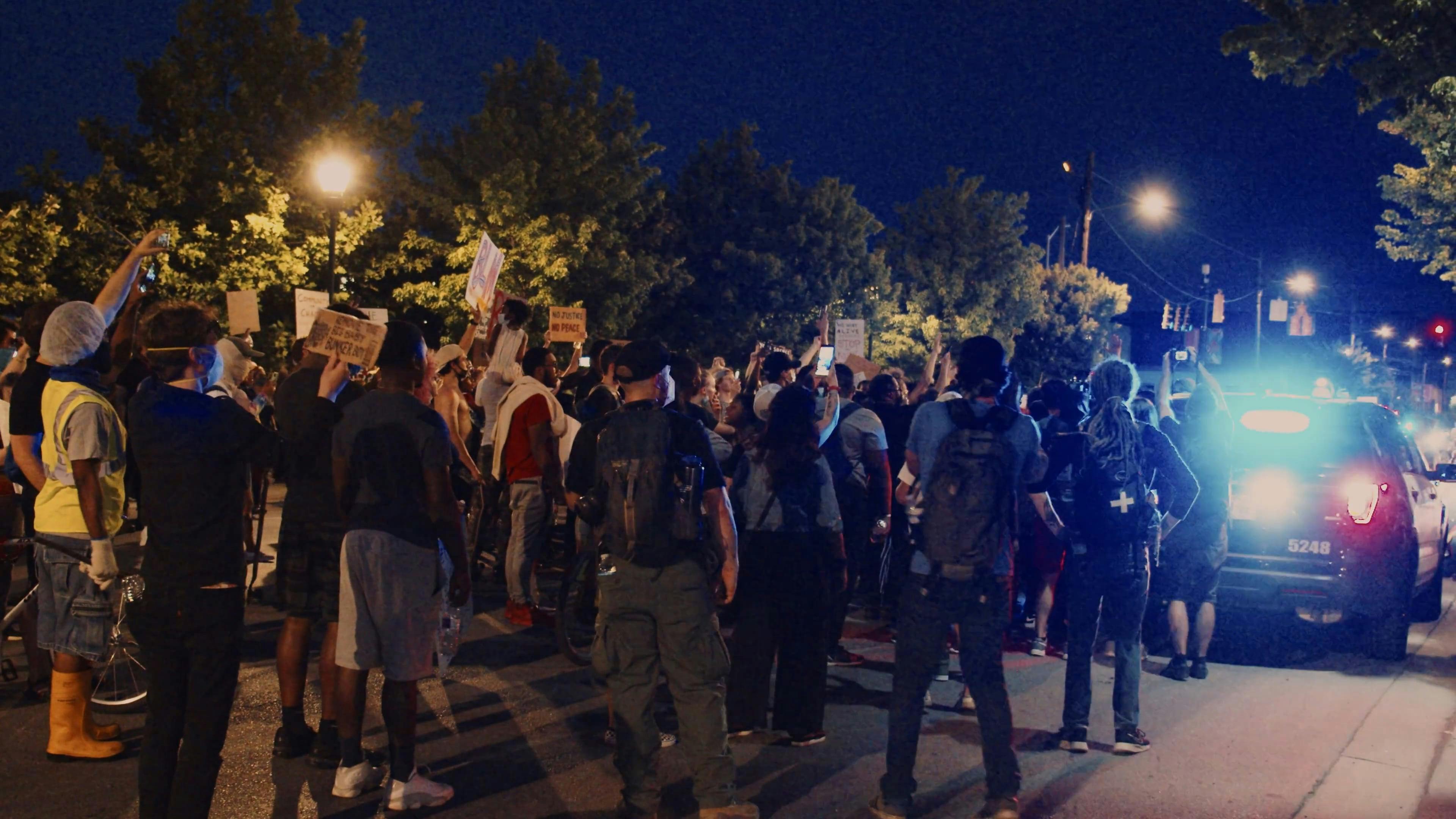 People Protesting in the Street · Free Stock Video