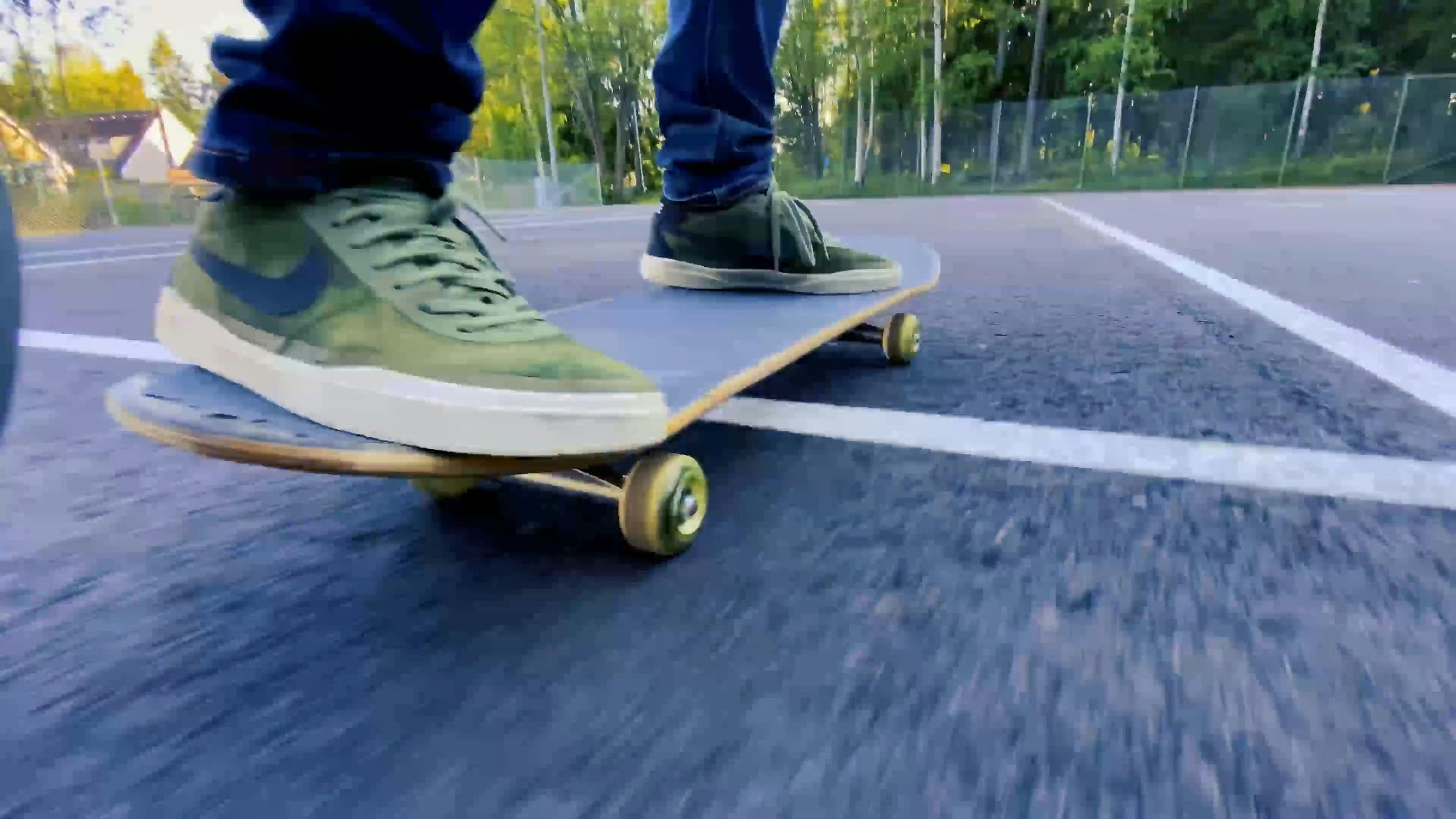 Person Riding Skateboard on the Street Free Stock Video Footage ...