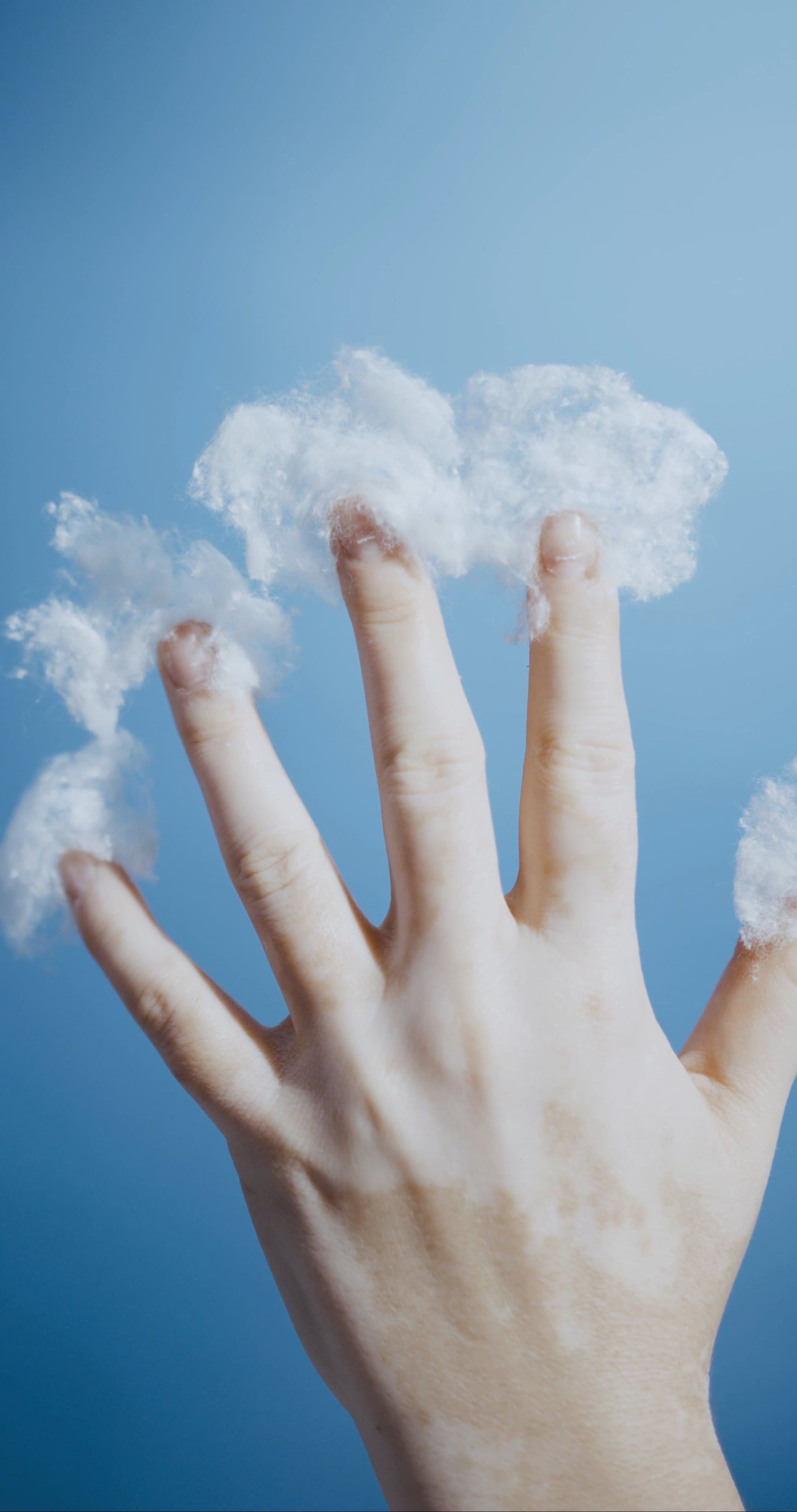 A person's hand with a white substance on it Free Stock Video Footage ...