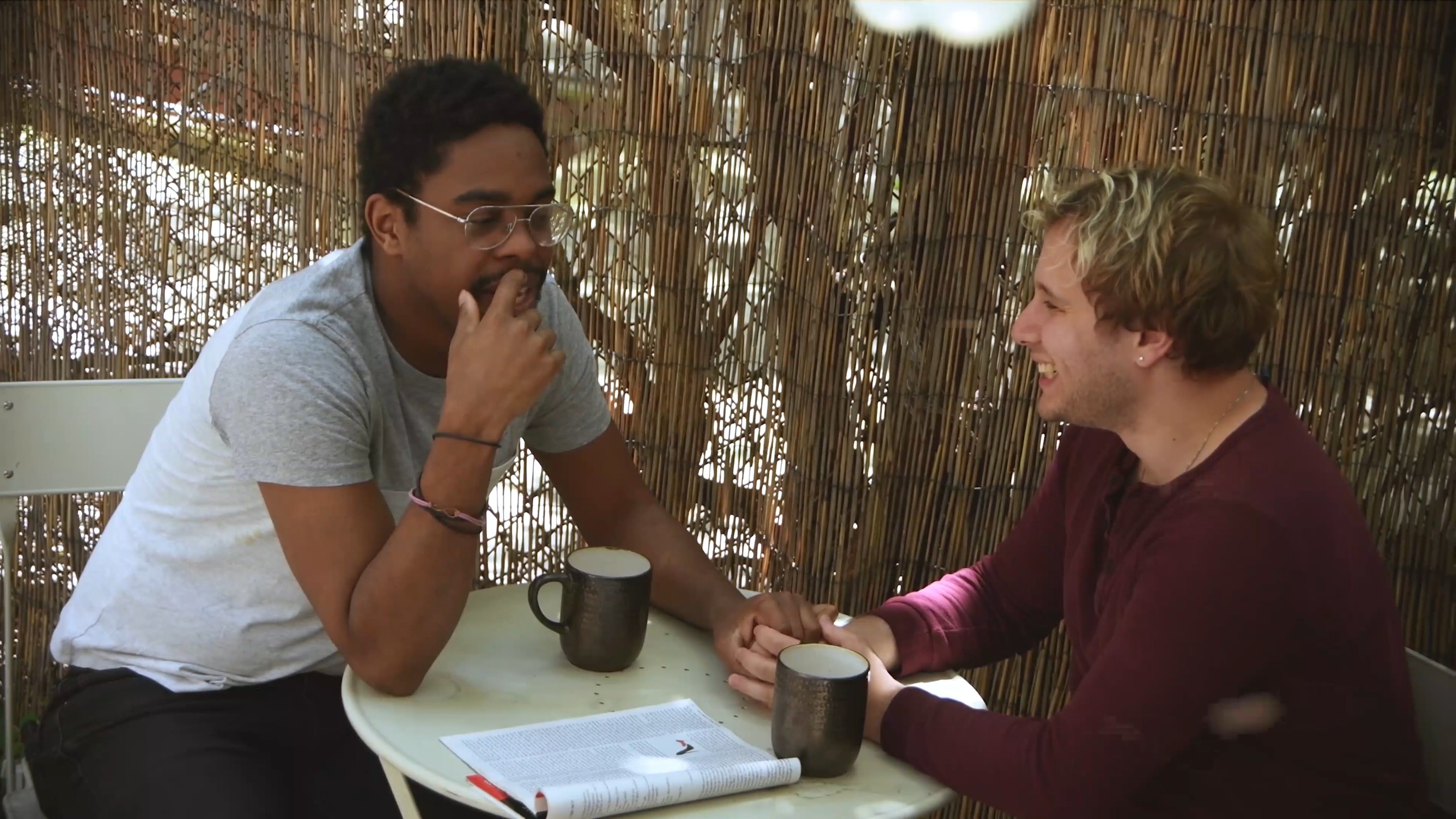 Video Of Men Talking Over Coffee Free Stock Video Footage, Royalty-Free ...