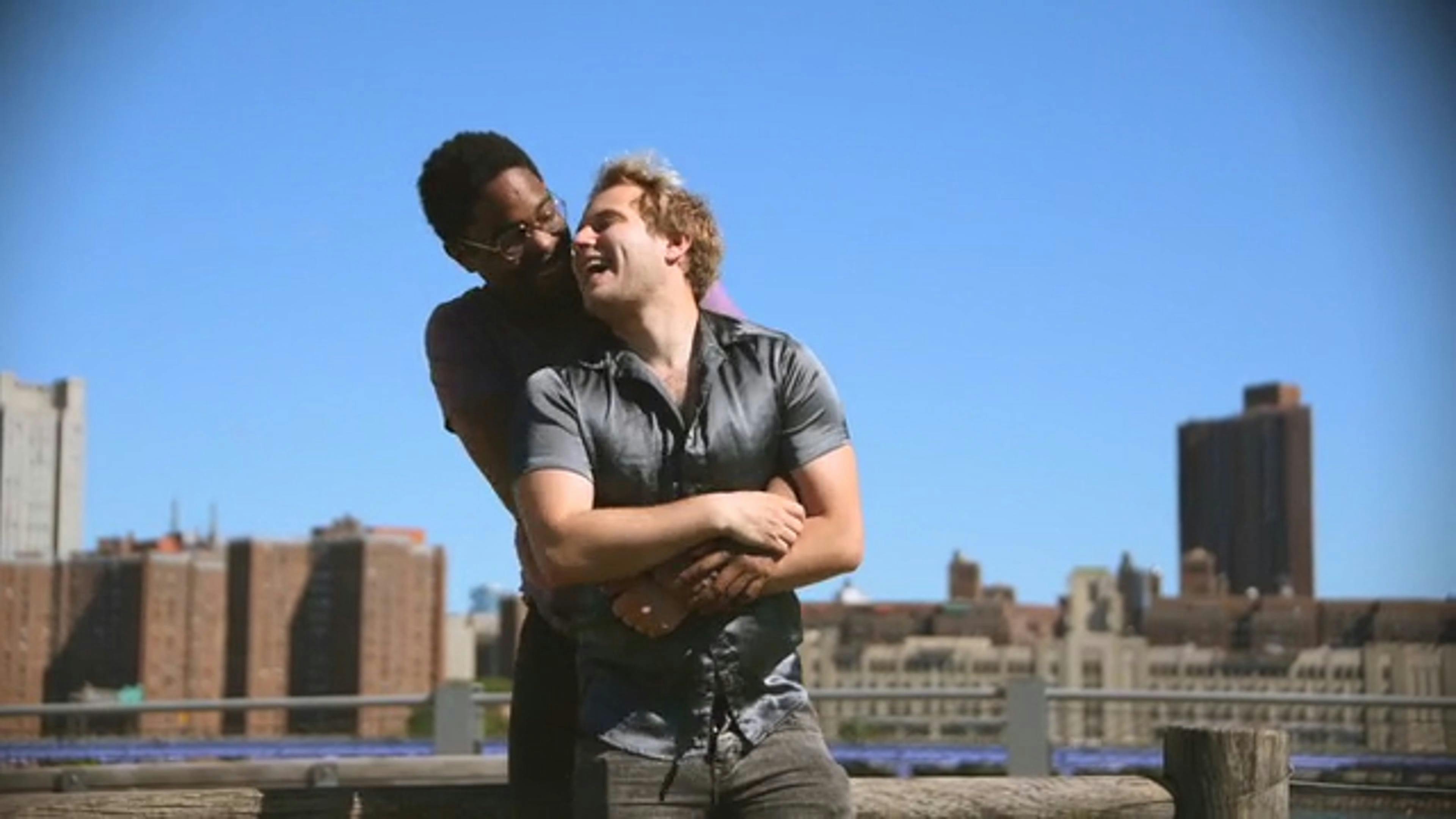 Two Men Showing Affection For Each Other · Free Stock Video