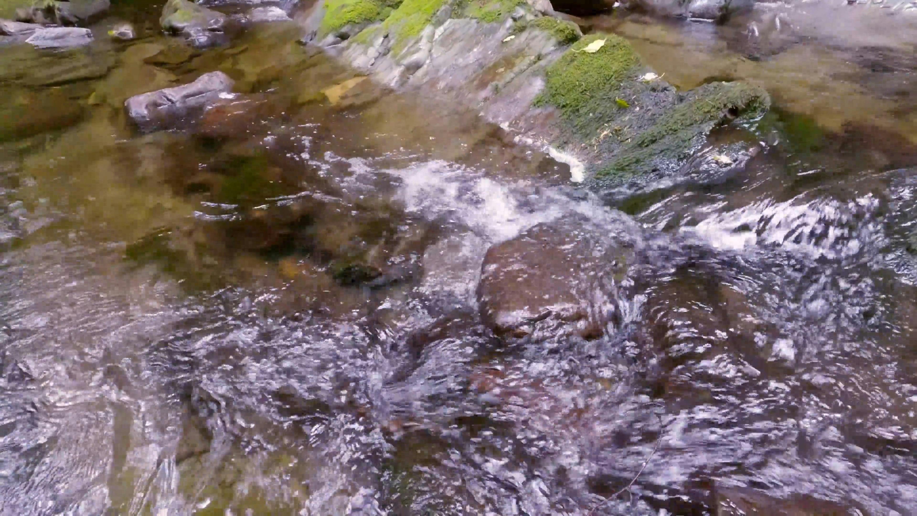 Video Of River Water Streaming On Rocks · Free Stock Video