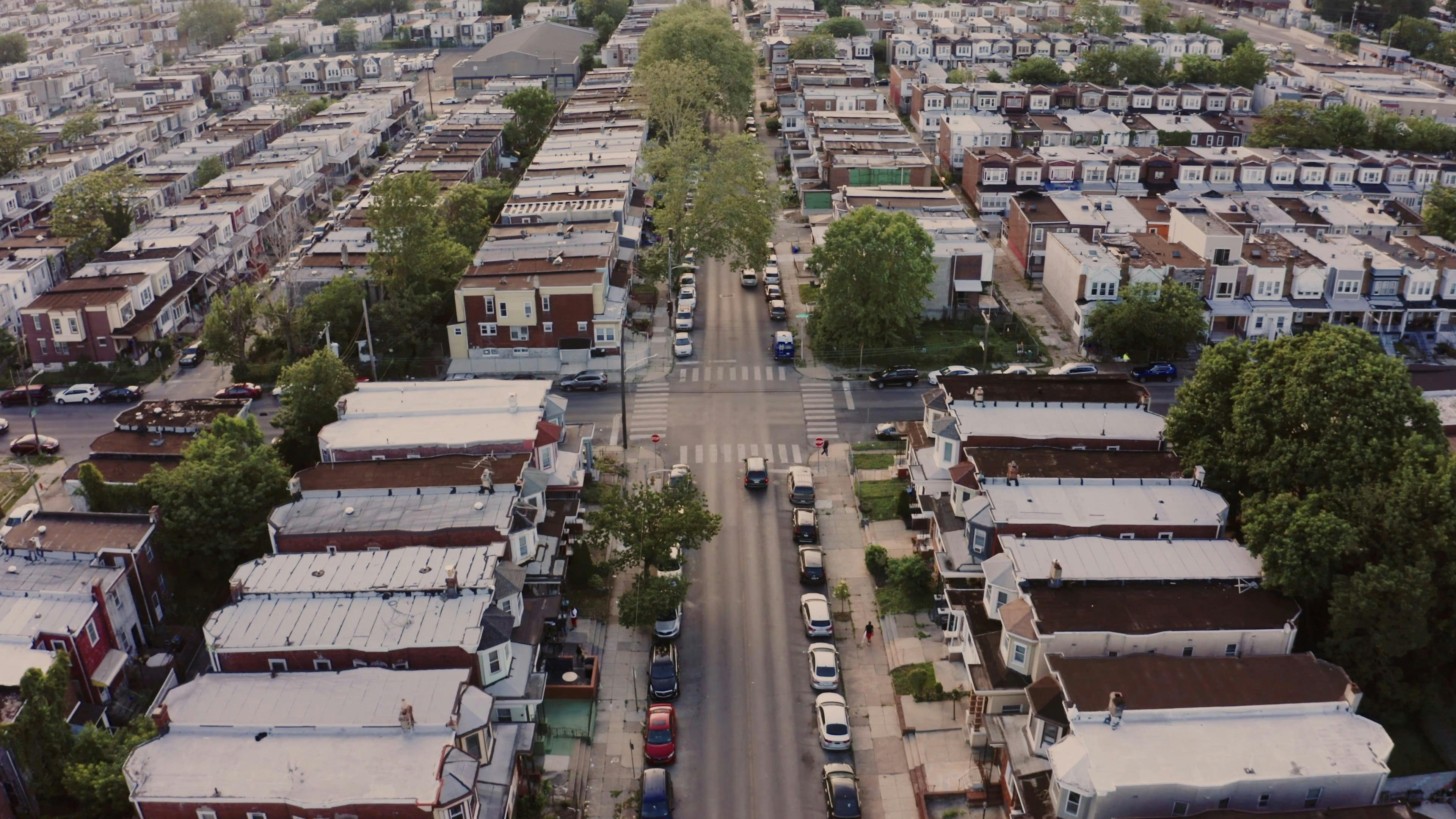 Drone Footage of a Town Free Stock Video Footage, Royalty-Free 4K & HD ...