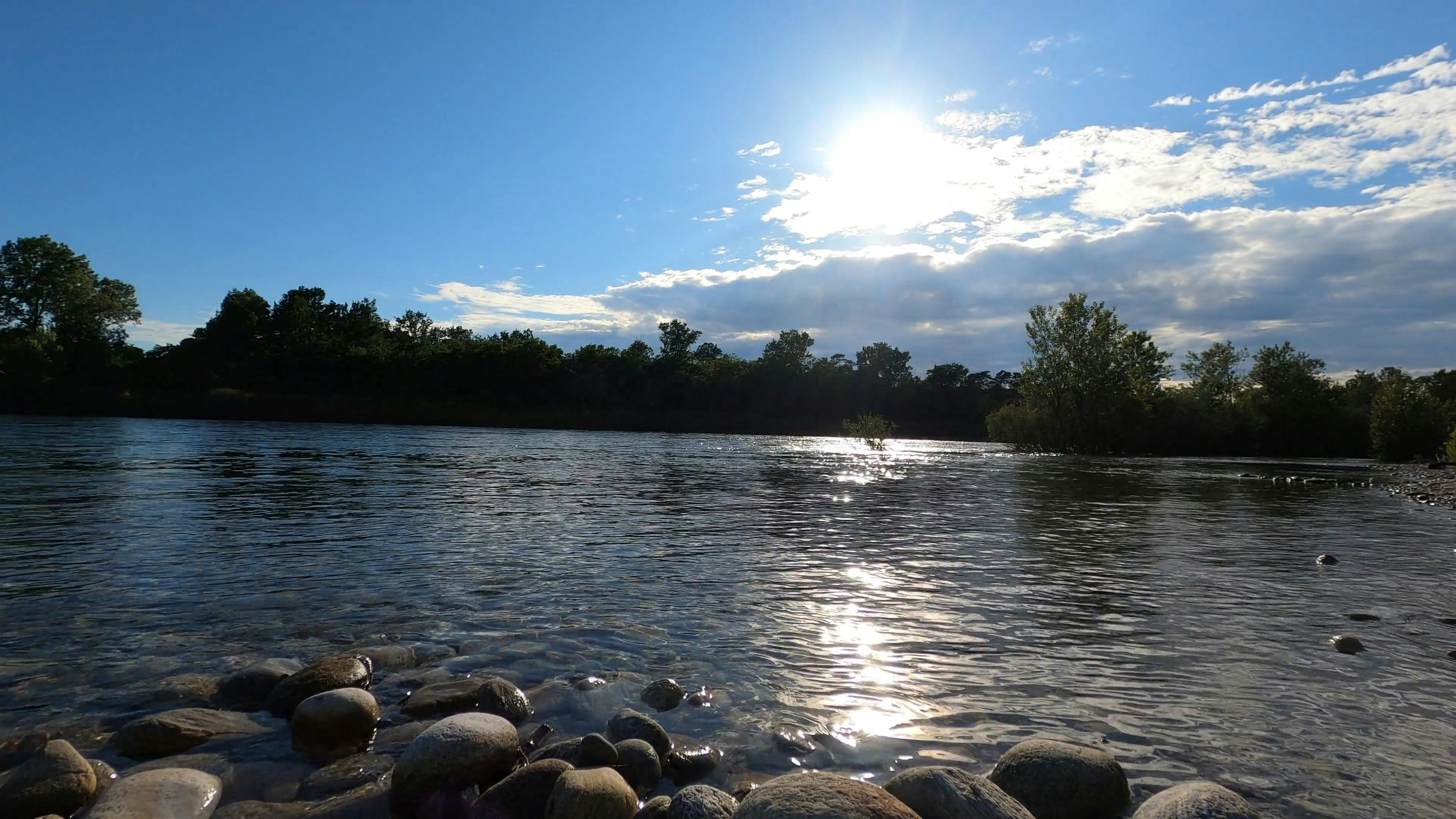 A Beautiful Scenery of Clean River During Daytime · Free Stock Video