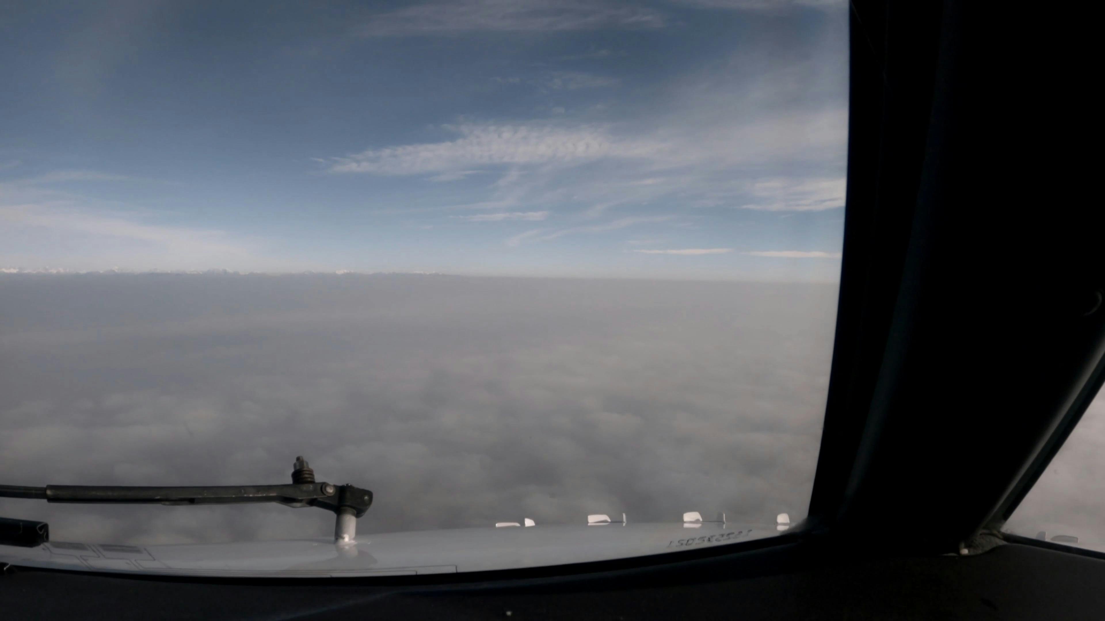 View from Plane Cockpit · Free Stock Video