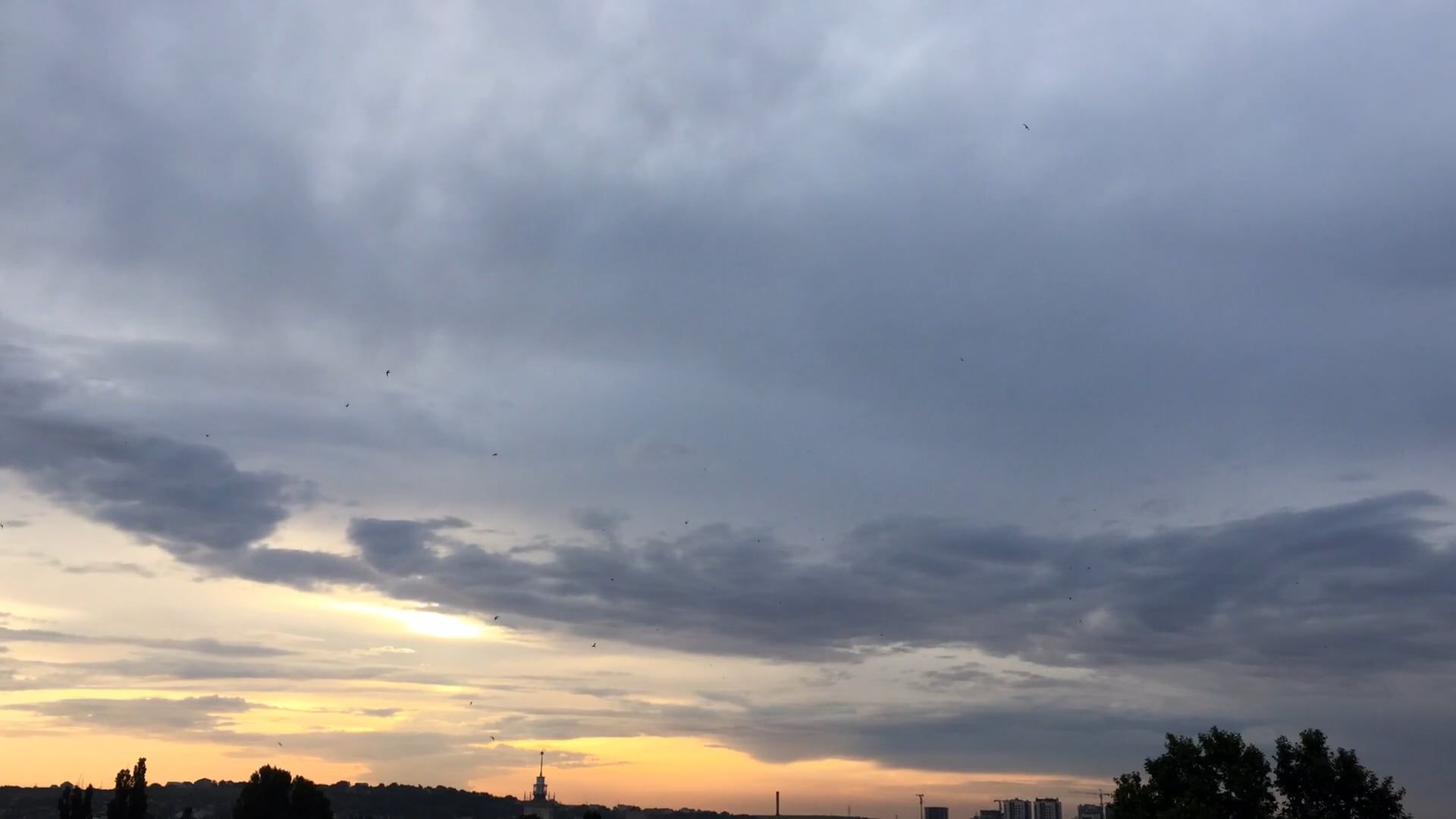 Time-lapse video Of Sky During Sunset Free Stock Video Footage, Royalty ...