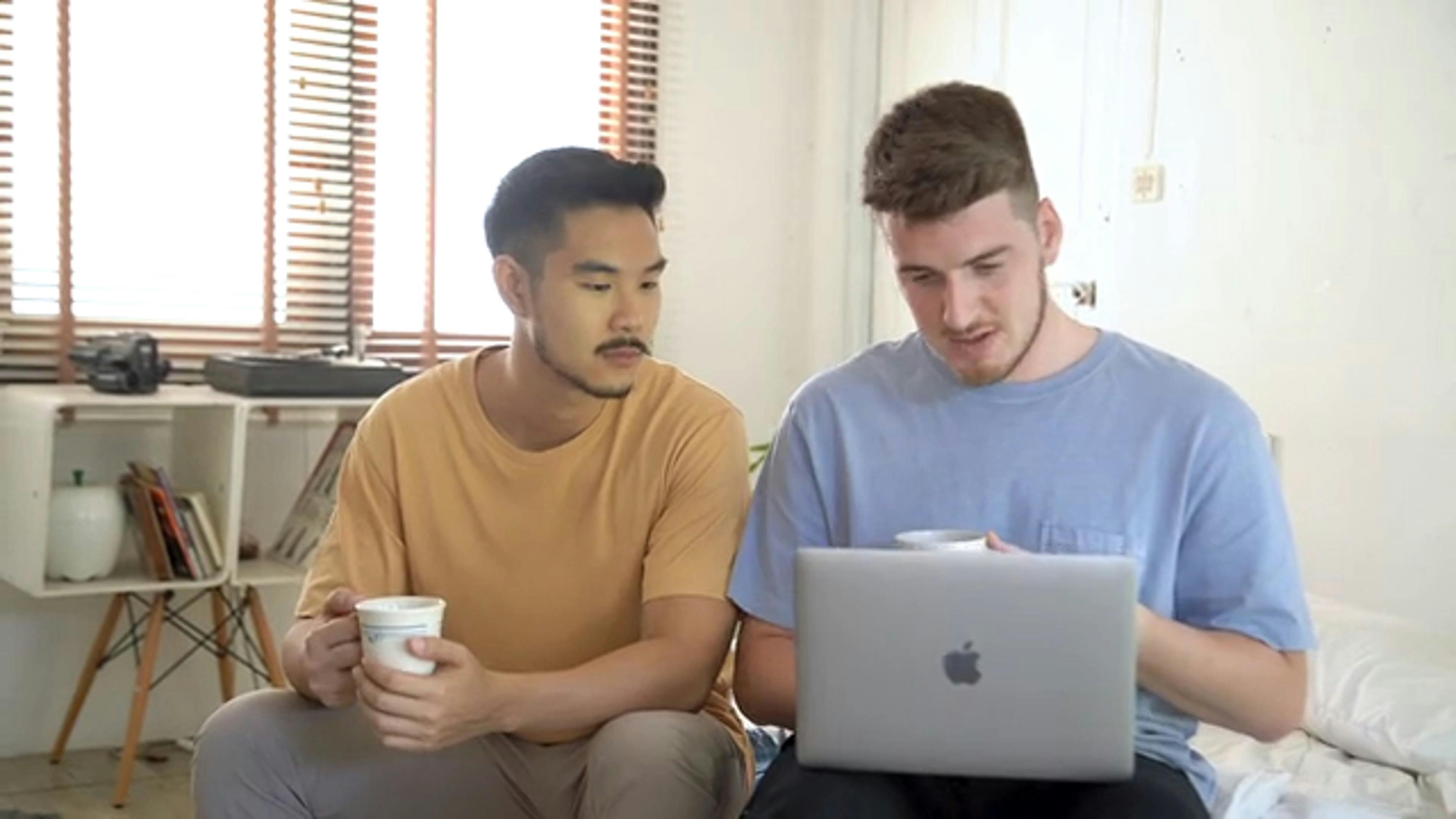 Men Talking while using a Laptop Free Stock Video Footage, Royalty-Free ...