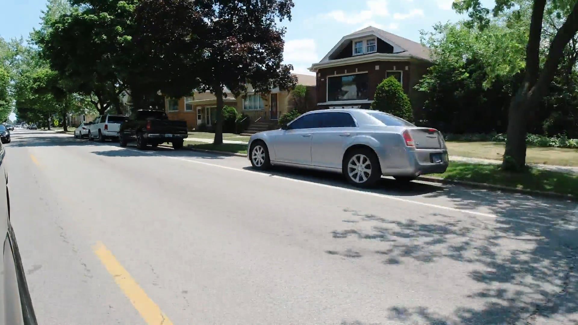 Driving on a Residential Road Free Stock Video Footage, Royalty-Free 4K ...