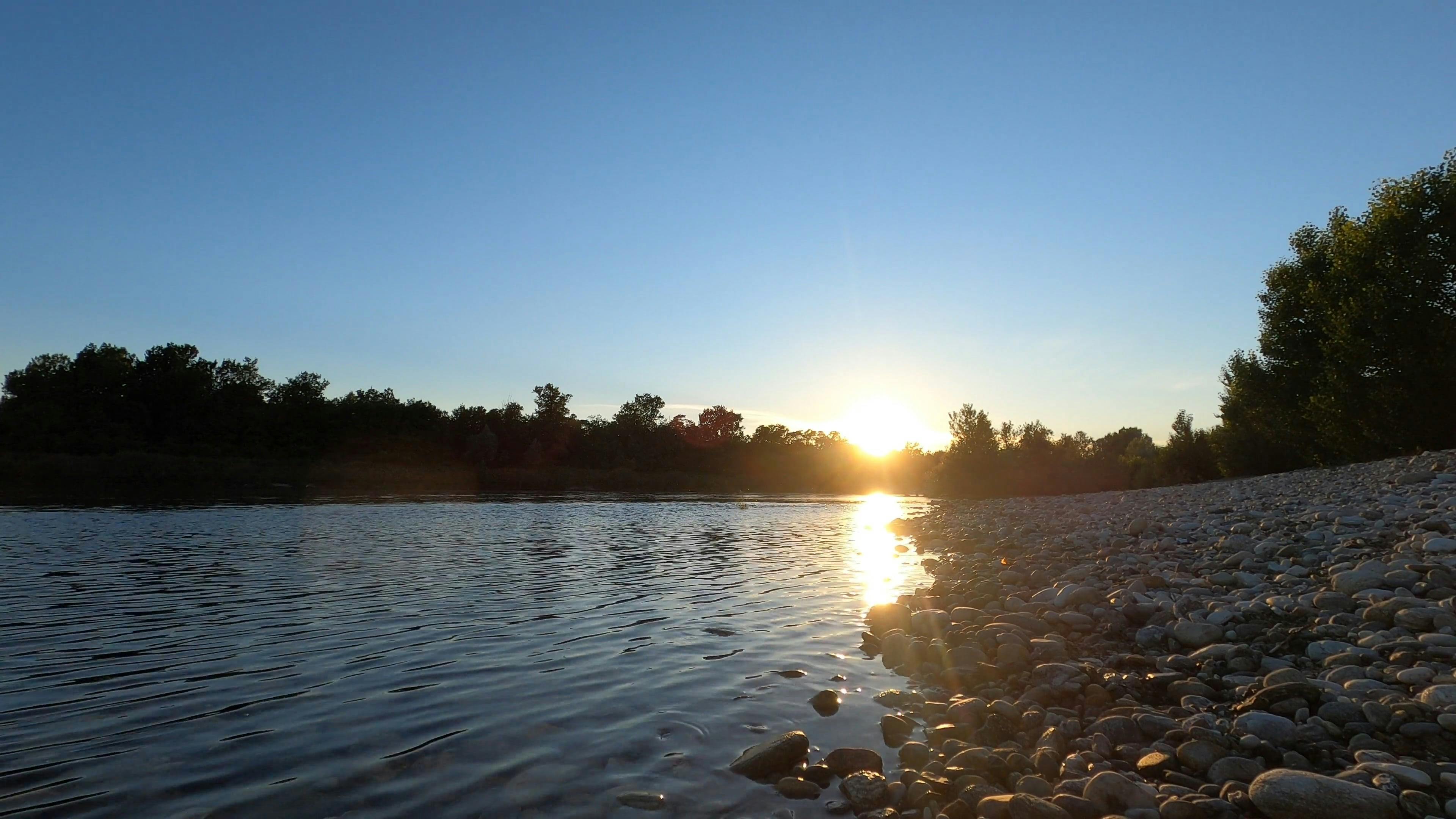 Distorted Reflections Of A Lake Surrounding On Its Water Surface · Free ...