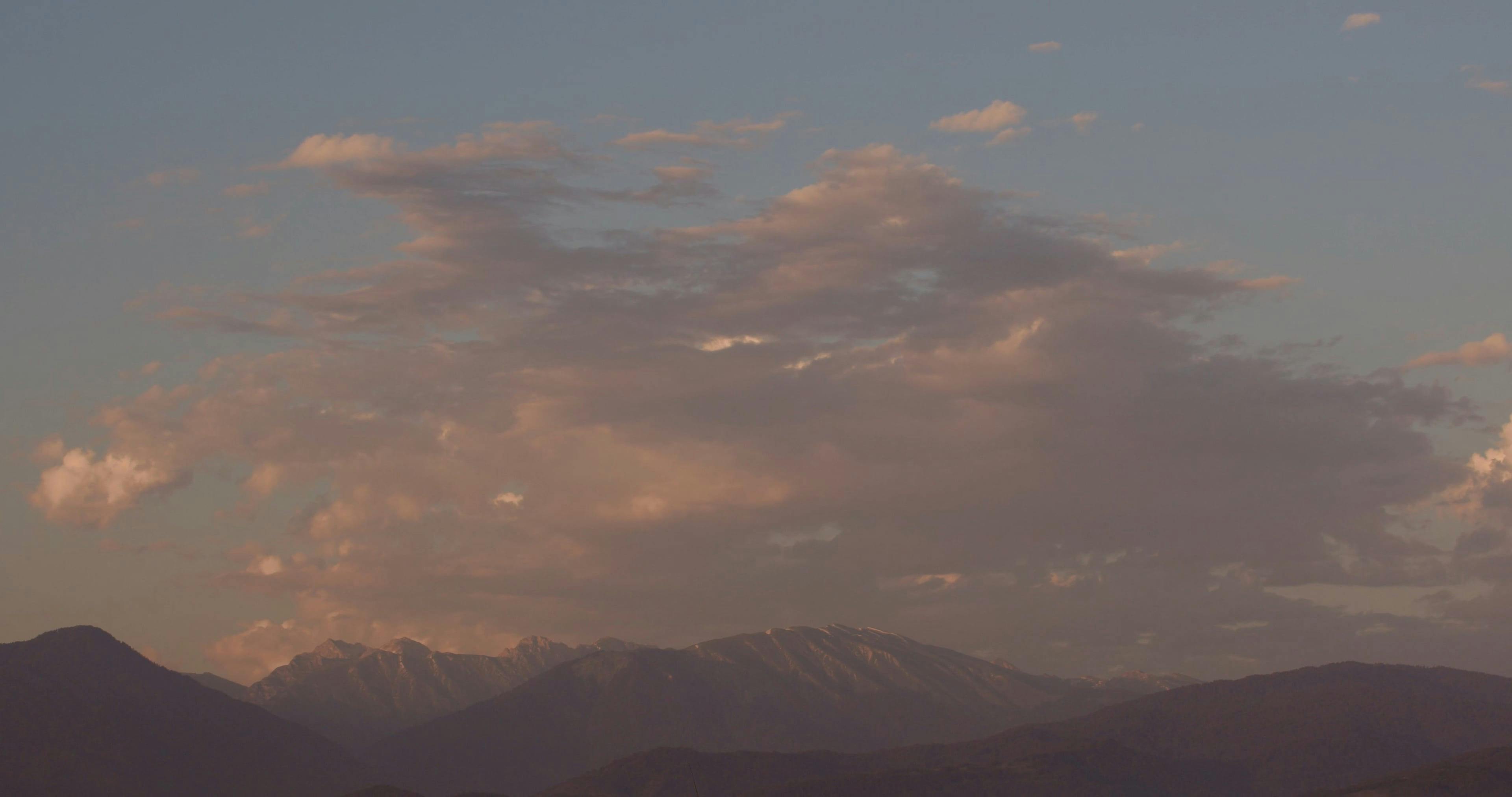 Footage of a Mountain and Sky Free Stock Video Footage, Royalty-Free 4K ...