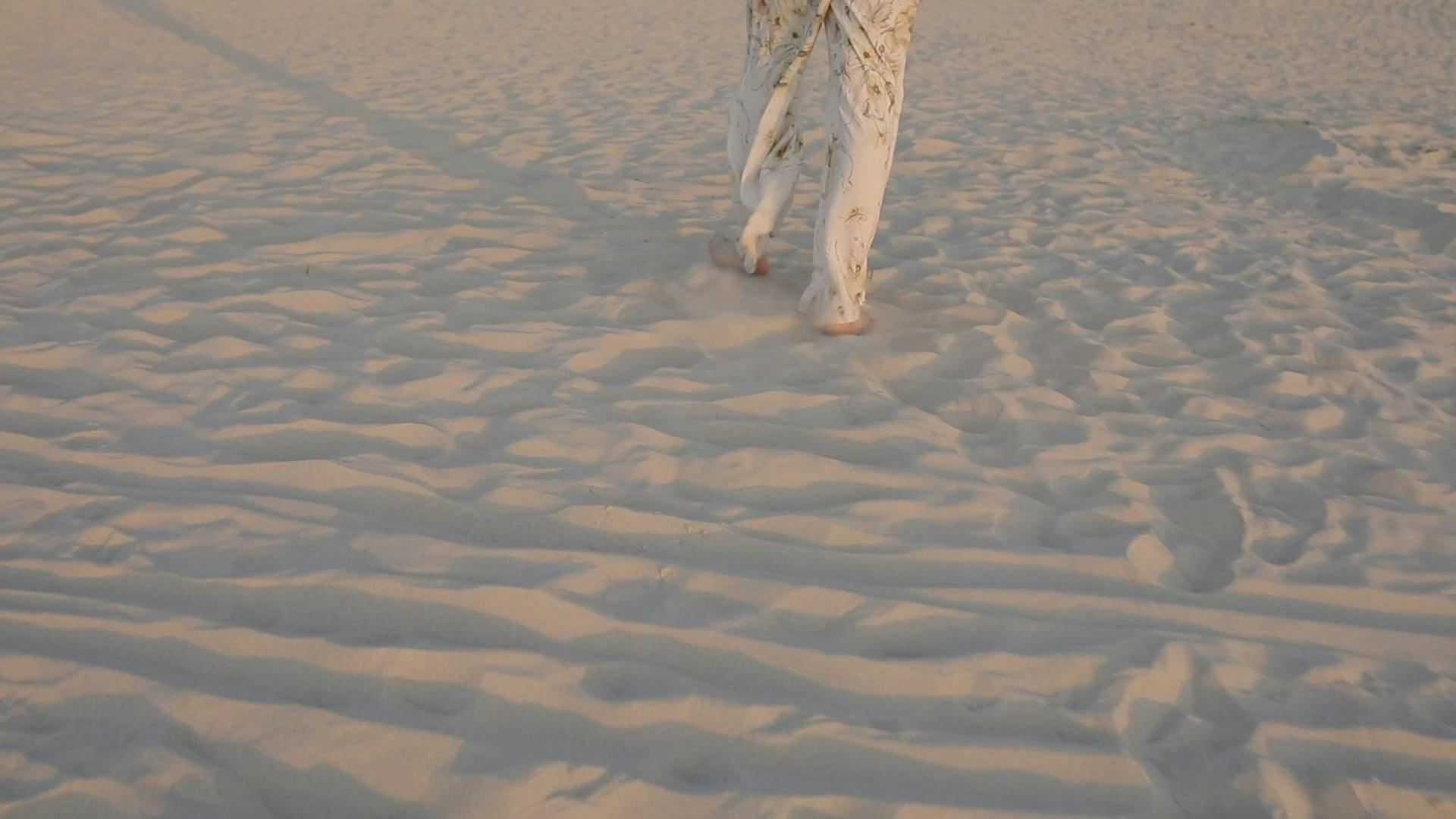 Person Stepping In the Sand Free Stock Video Footage, Royalty-Free 4K ...