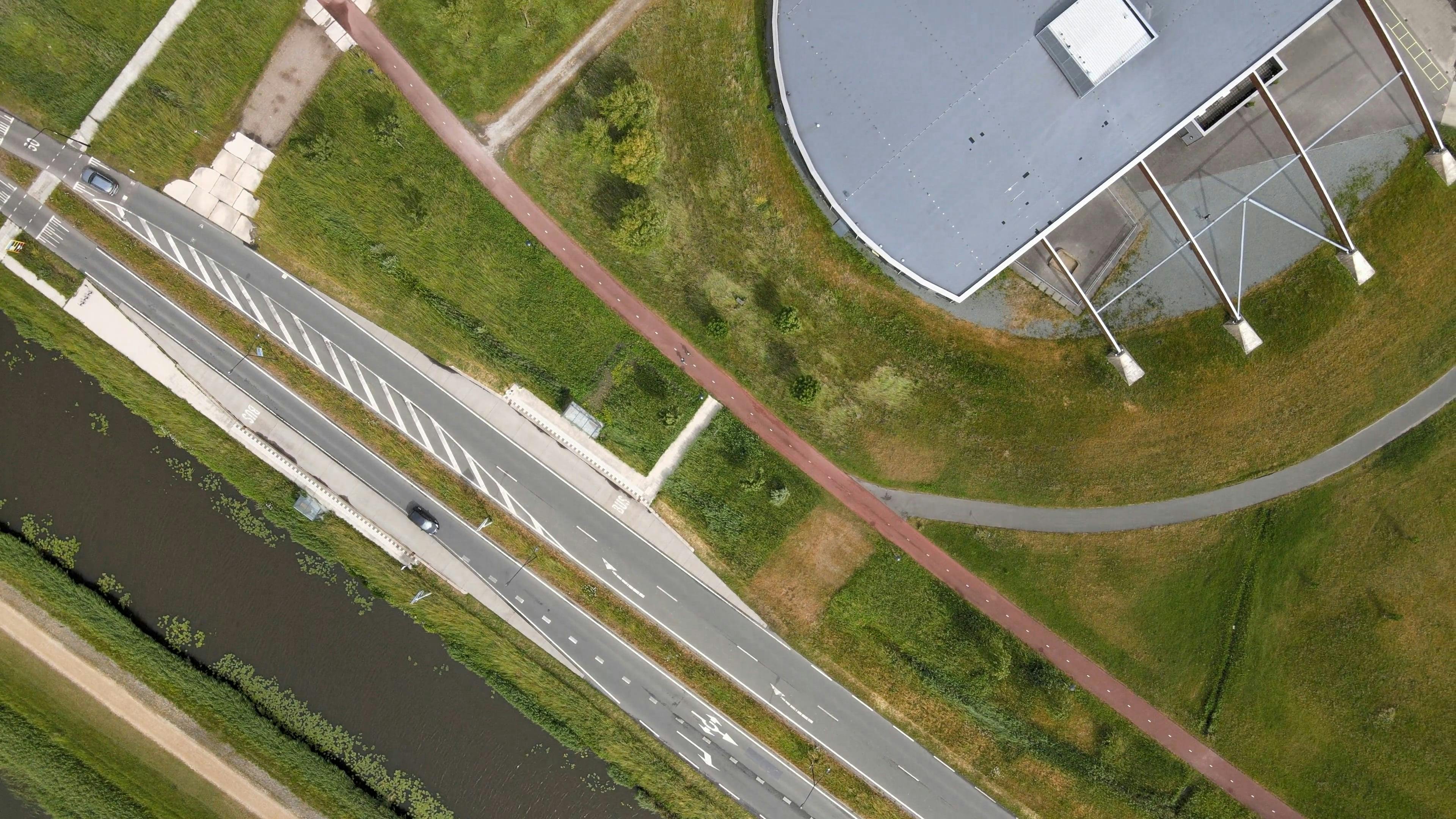 An Aerial Footage of a Sports Complex Free Stock Video Footage, Royalty ...