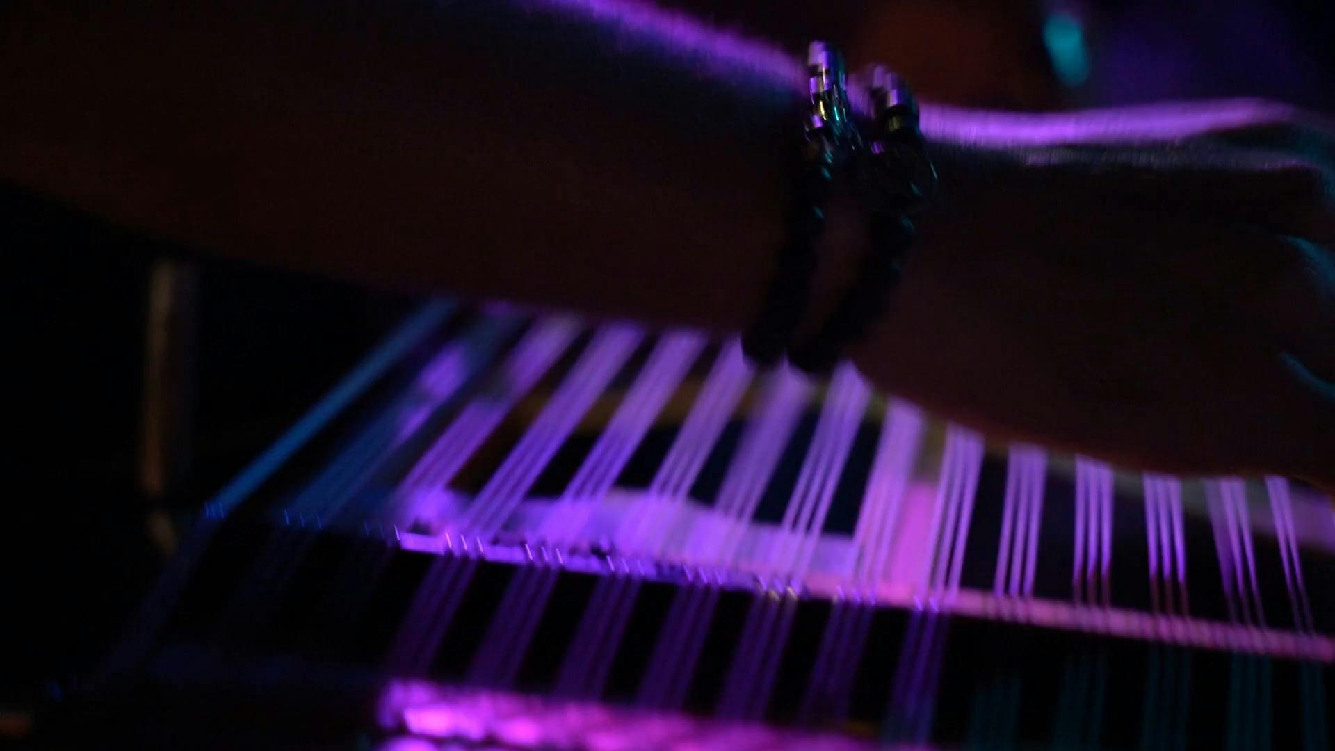 A Musician Playing A String Musical Instrument Free Stock Video Footage ...