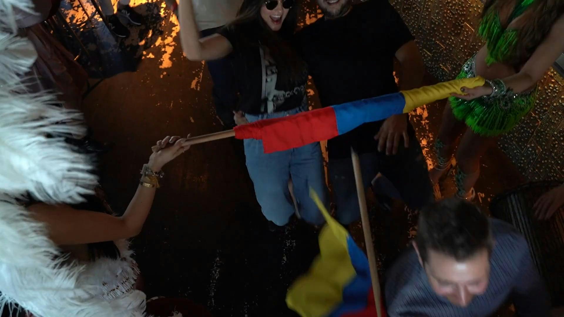 High Angle View of People Doing Limbo Dance · Free Stock Video