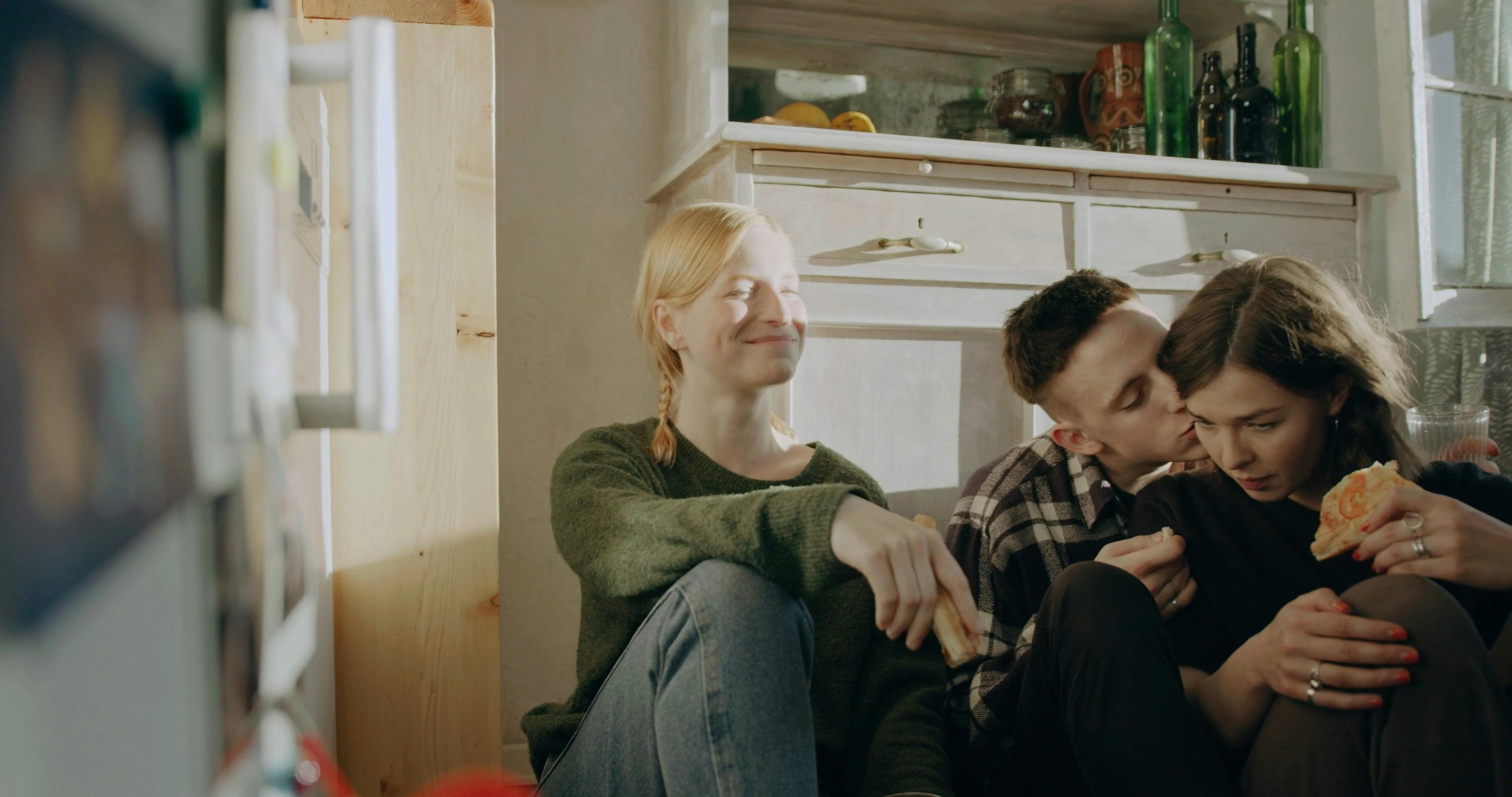 Three Person Chilling While On A Stay Home Basis Free Stock Video ...