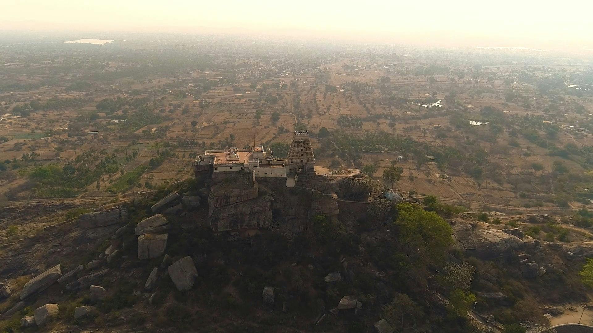 Drone Footage of Hindu Temple Free Stock Video Footage, Royalty-Free 4K ...