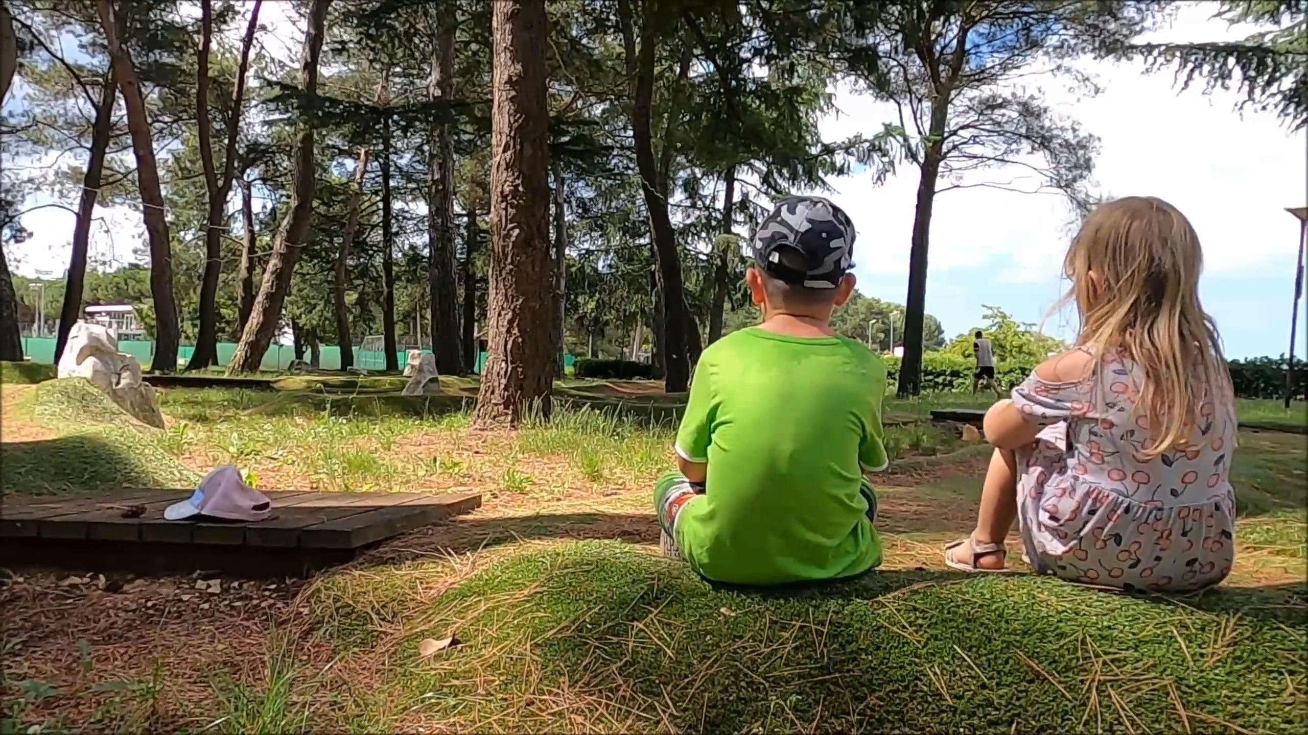 Kids Chilling at the Park Free Stock Video Footage, Royalty-Free 4K ...