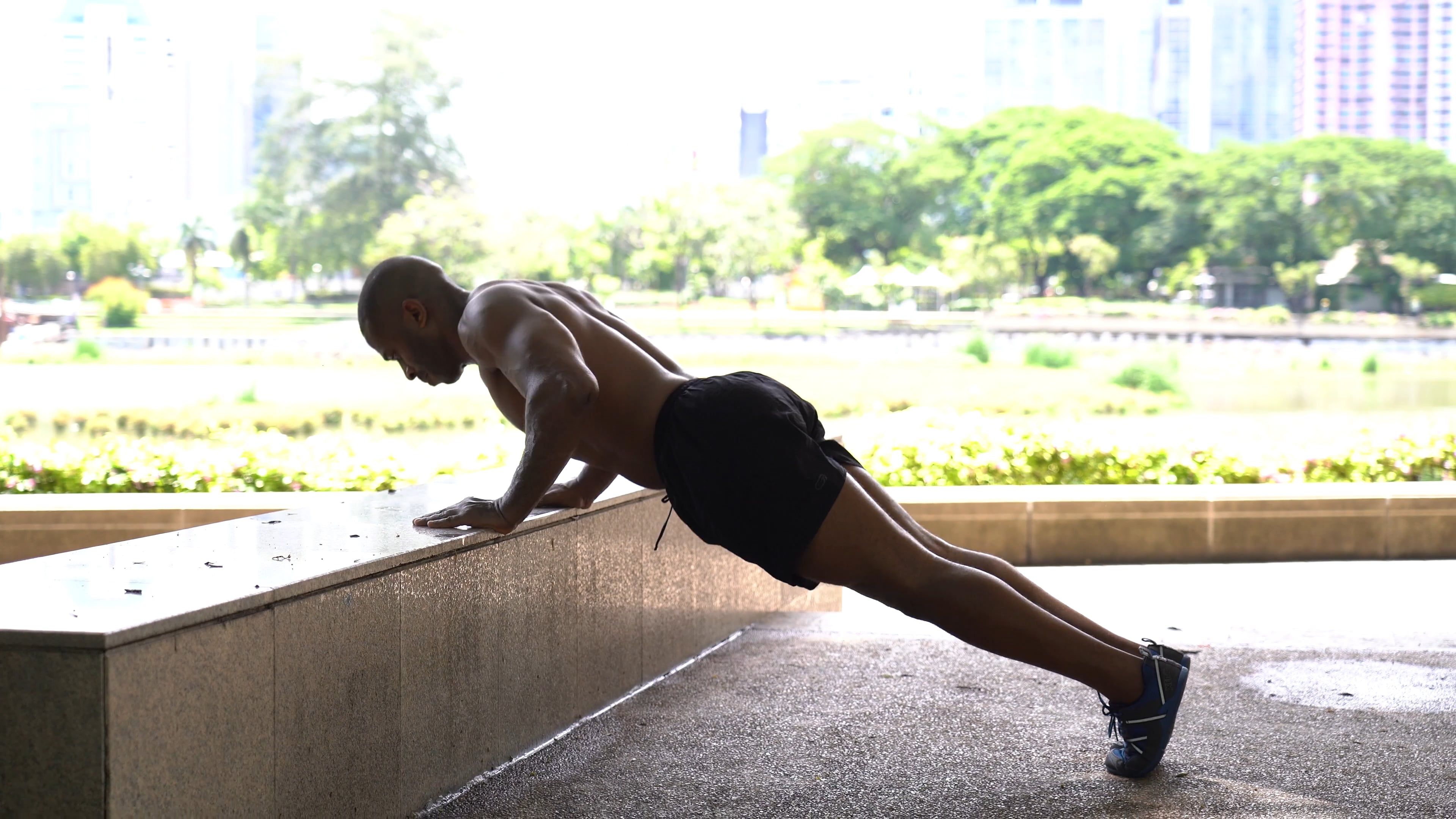 Video Of Man Doing Push-Up Exercise Free Stock Video Footage, Royalty ...