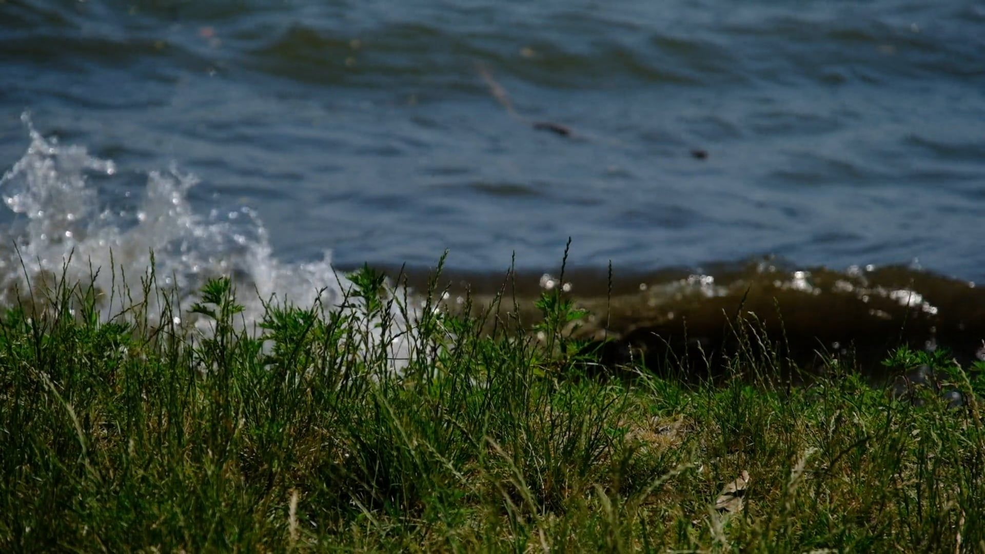Video Of Water Splashing On Shore Free Stock Video Footage, Royalty ...