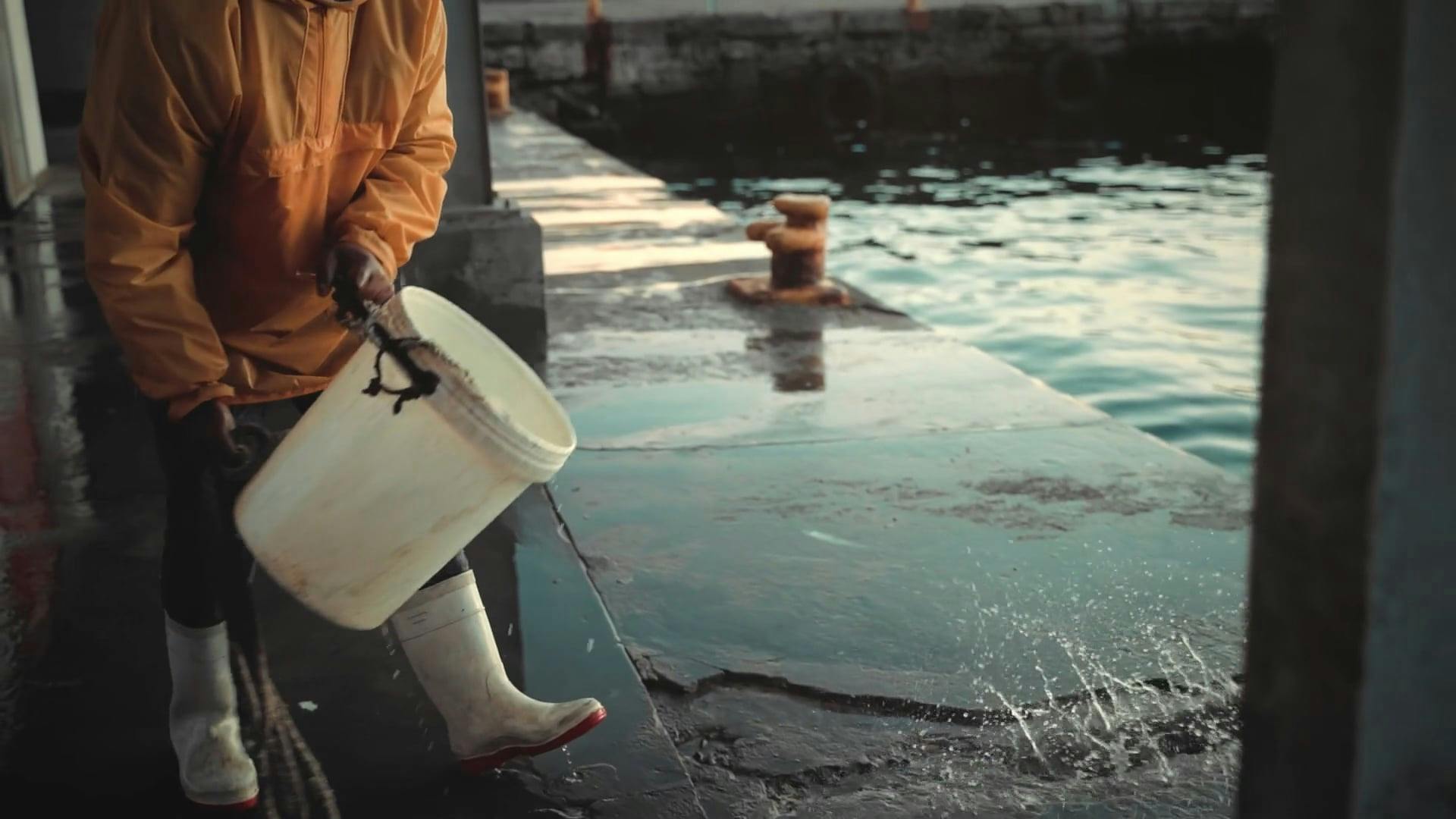 Video Of Person Throwing A Bucket Of Water Free Stock Video Footage ...