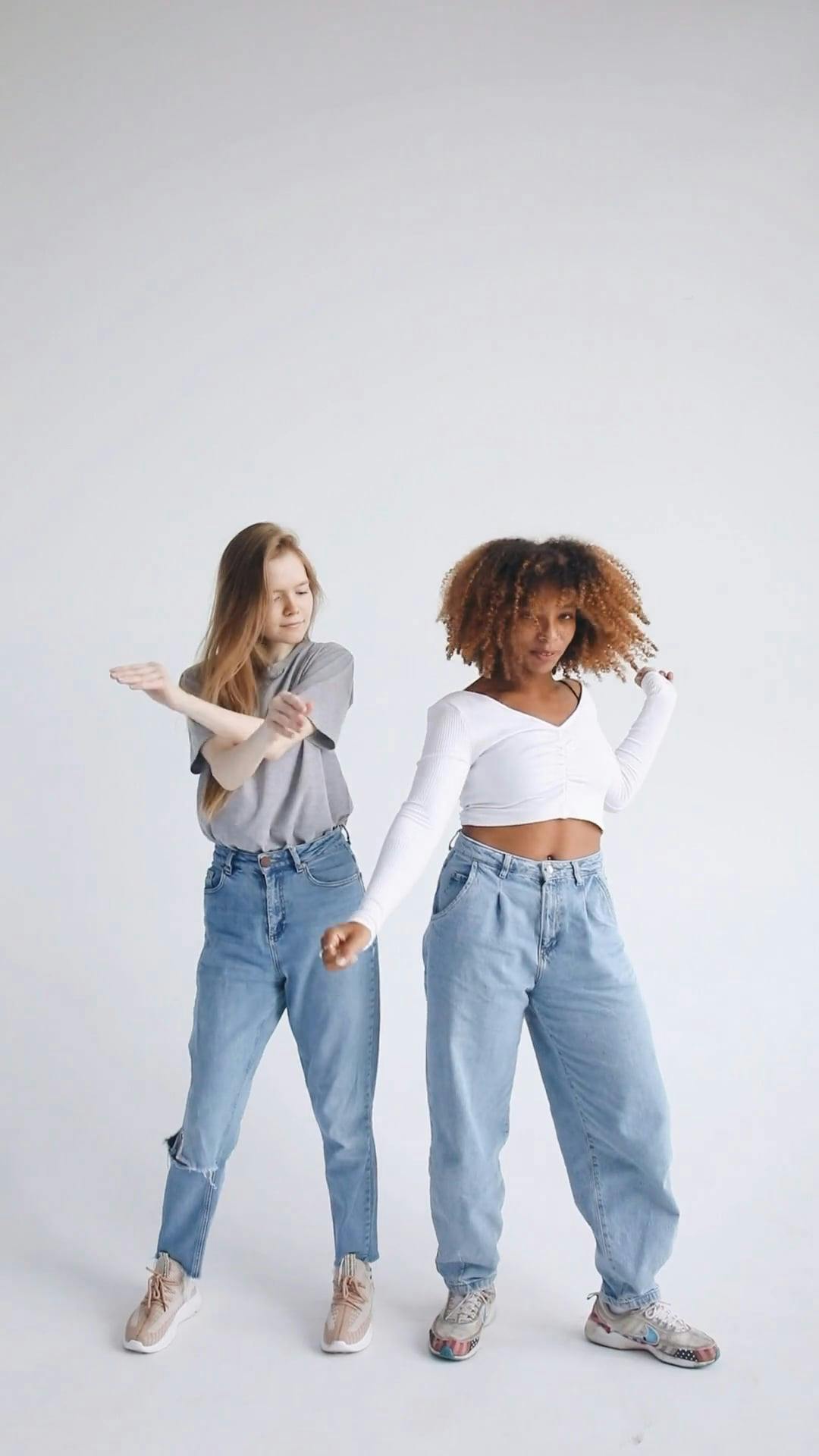 Two Girls Dancing and Having Fun Free Stock Video Footage, Royalty-Free ...